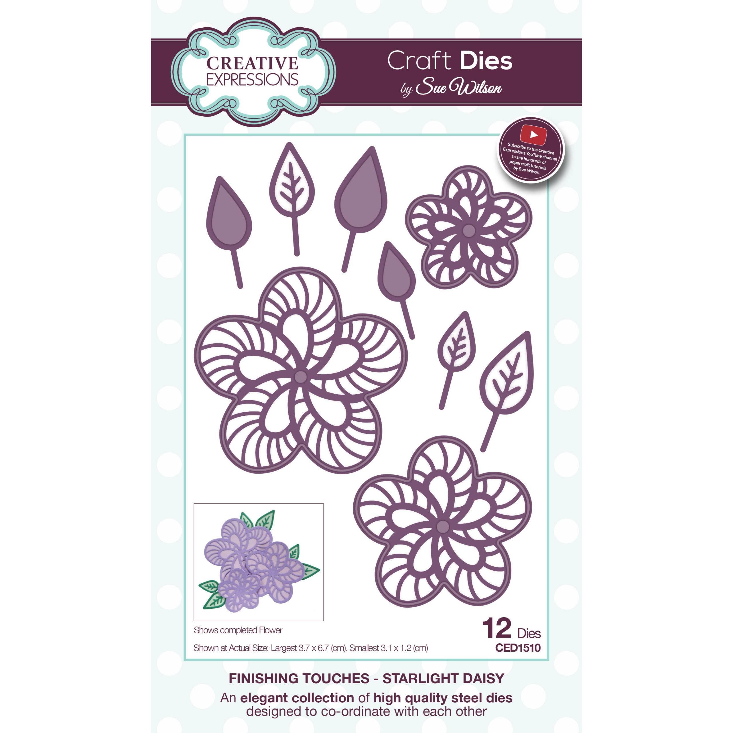 Creative Expressions Sue Wilson Finishing Touches Starlight Daisy Craft Die