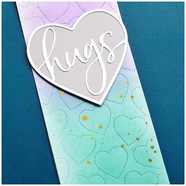 MEMORY BOX DIE SLIM PINPOINT HEART PLATE