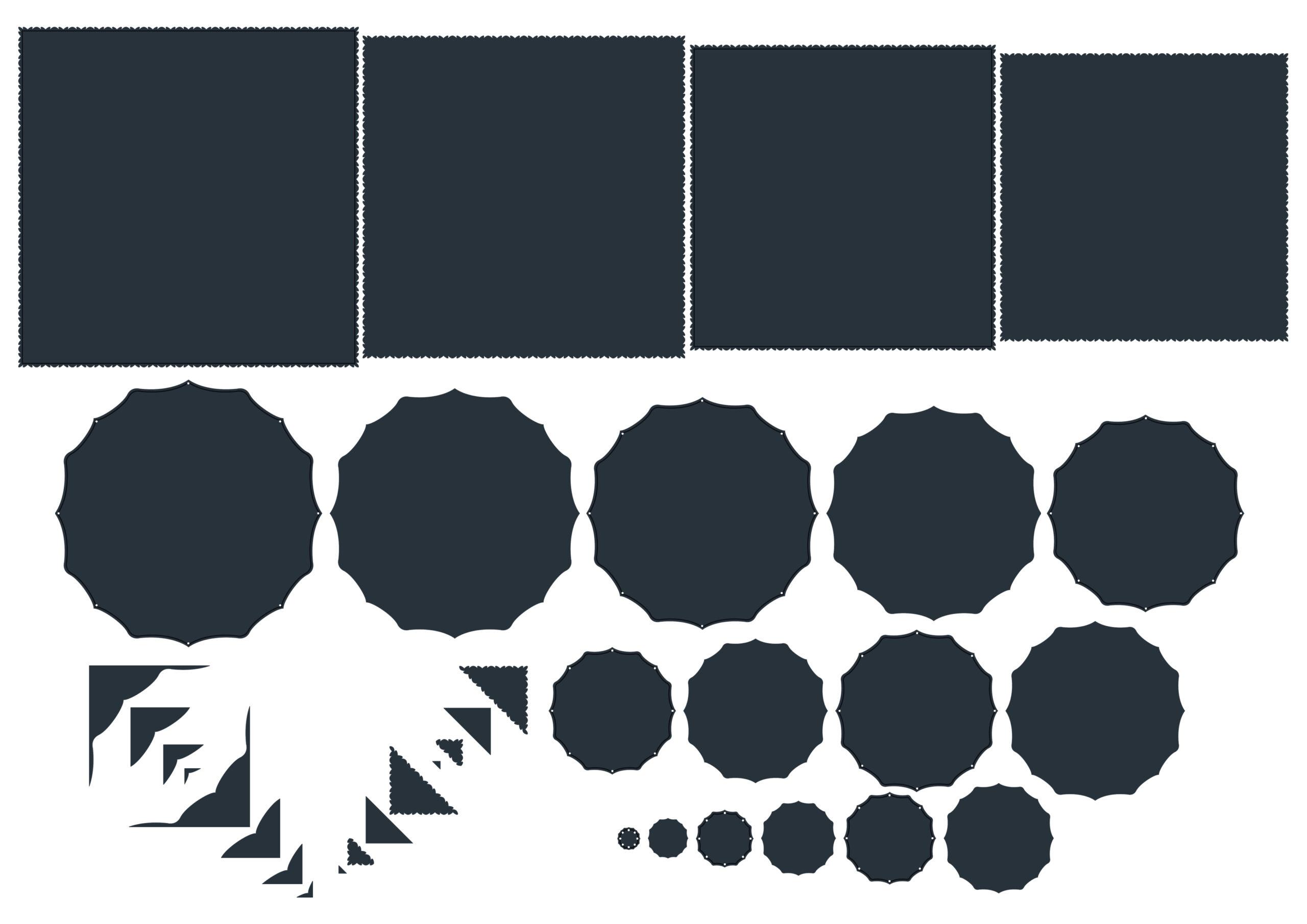 The Paper Boutique Cutting Dies Essential Nesting Die Vol 10