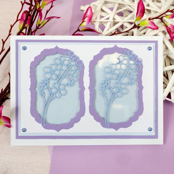 Moonstone Dies - Torn Edge Nesting Dies - Fancy Label