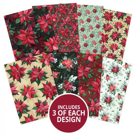 Adorable Scorable Pattern Packs - Poinsettia Garden