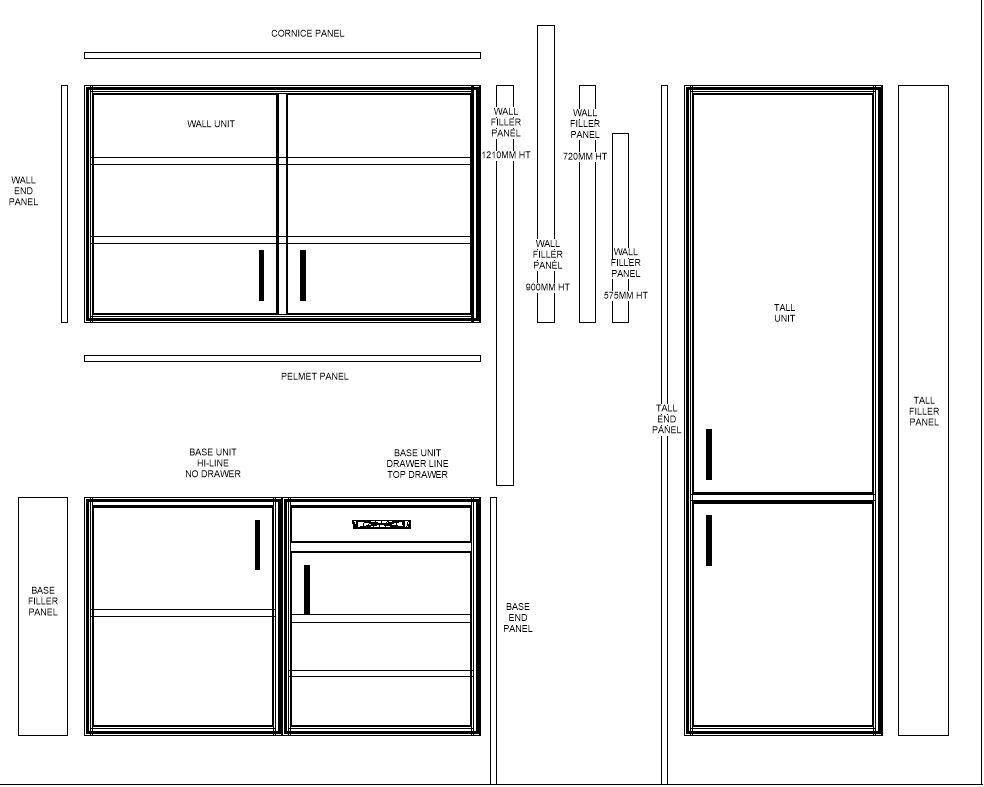 WF15/575 150mm filler panel H.575mm