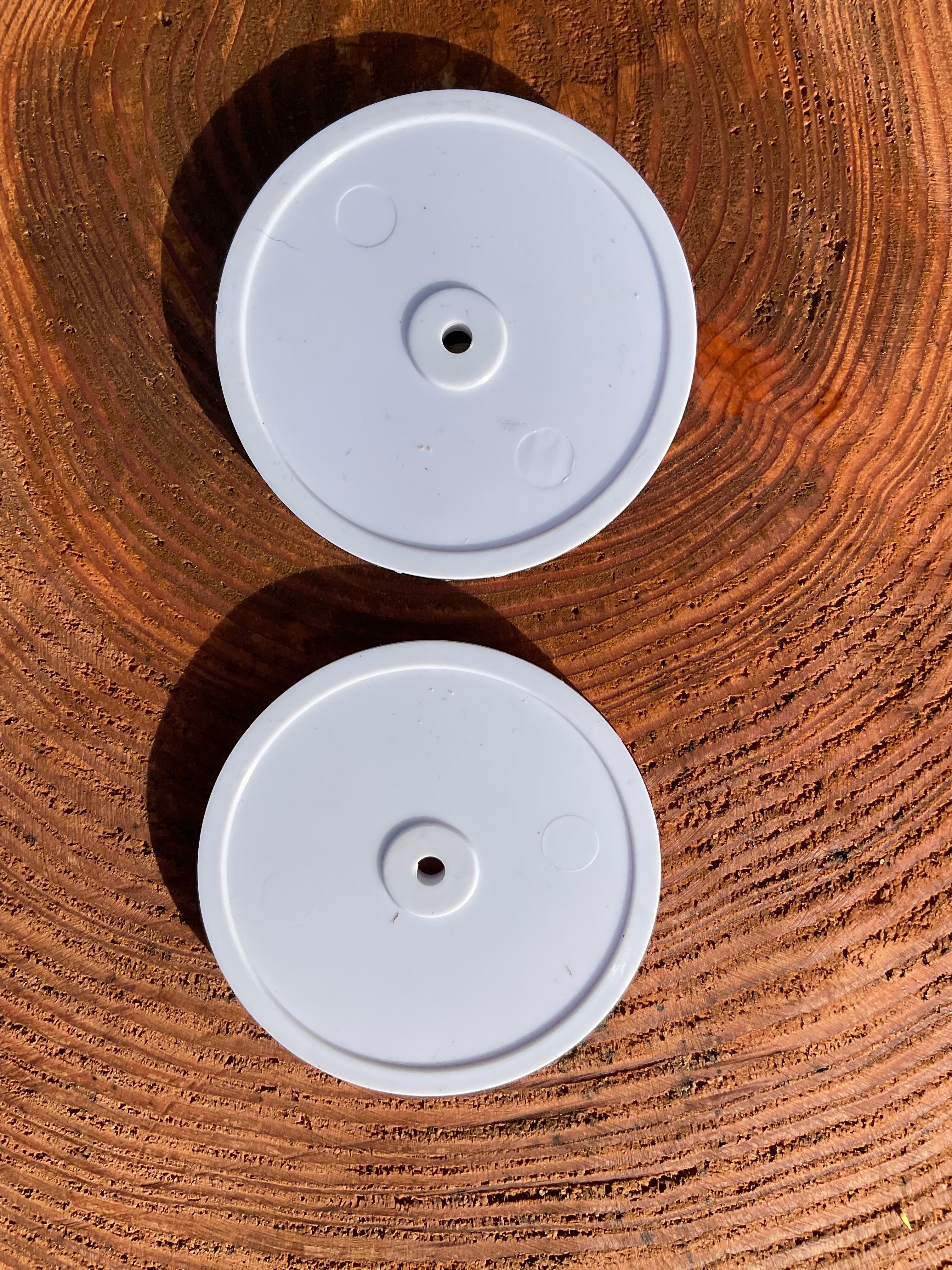 Red or Clear Fence or Post Reflector 80mm