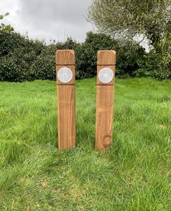 24" Easy Install Timber Verge Protection Posts