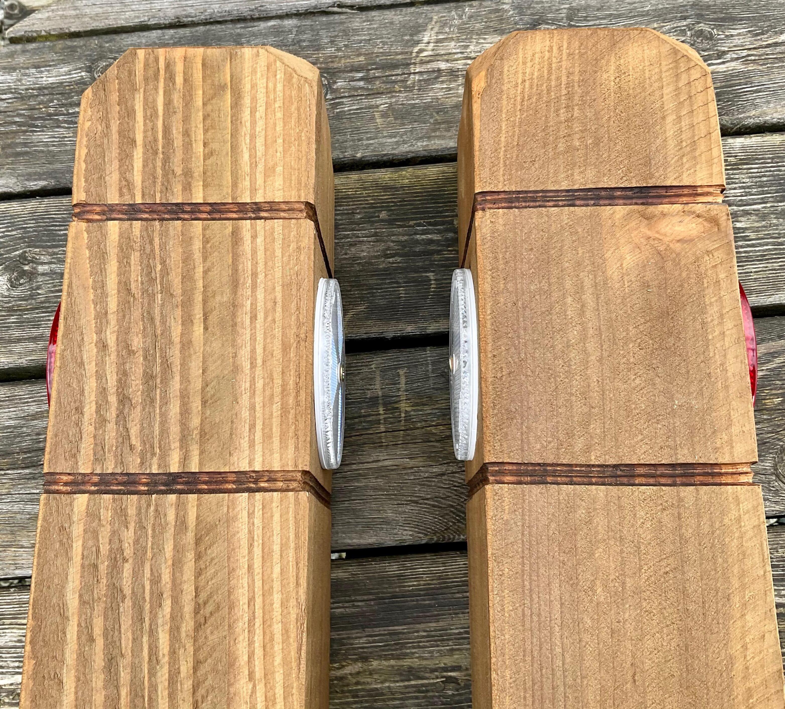 24" Easy Install Timber Verge Protection Posts