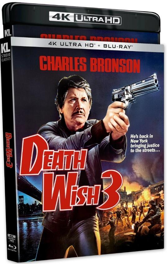 Death Wish 3 (LE 4KUHD + Blu-ray w/ Slip)