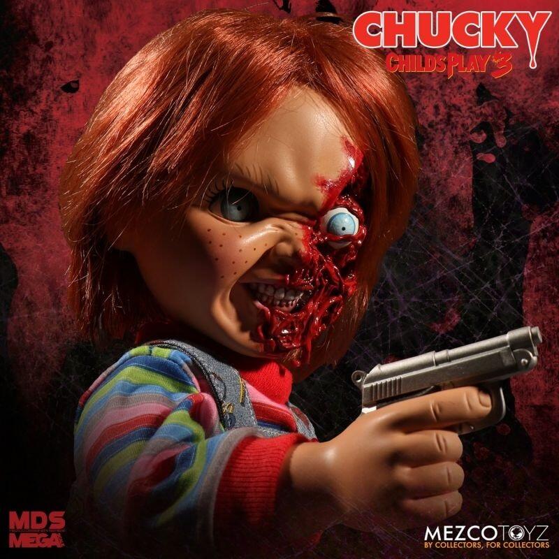 Mezco Child's Play 3 Pizzaface Chucky 15" Figure w/sound