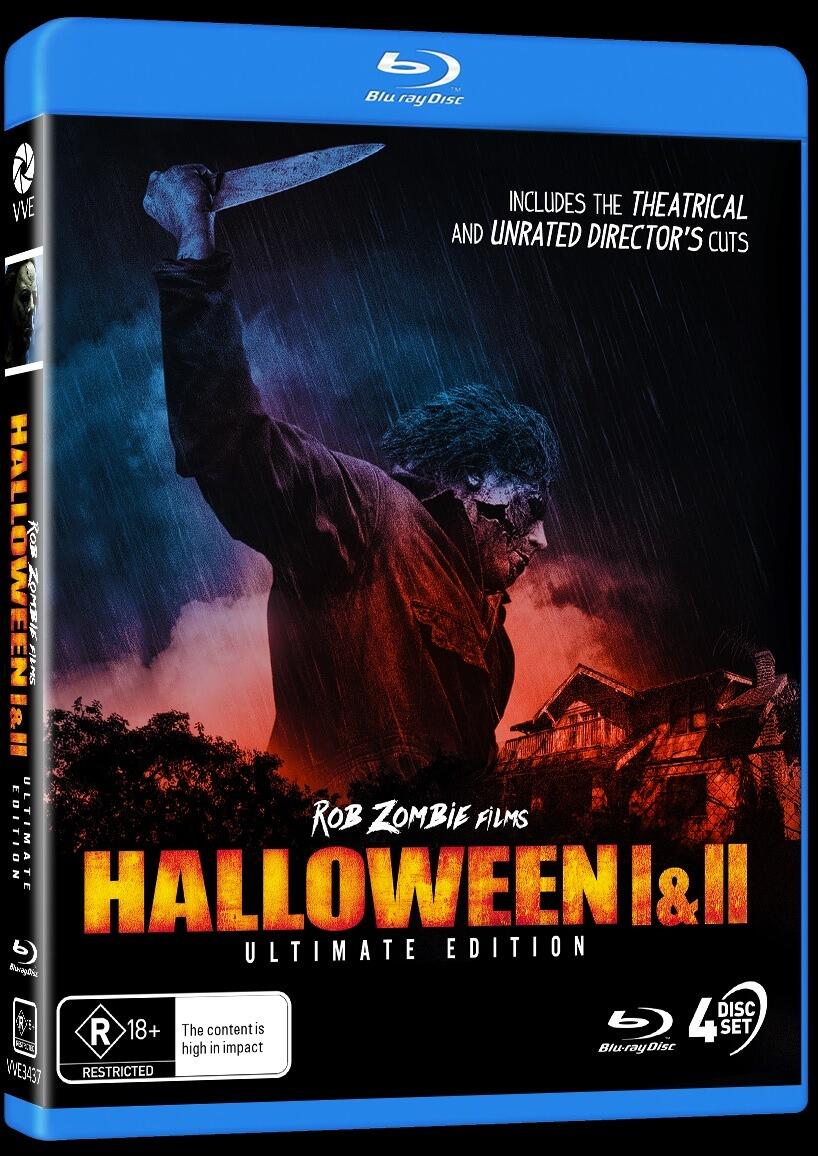 Rob Zombie's Halloween I & II (STD 4 disc Blu-ray)