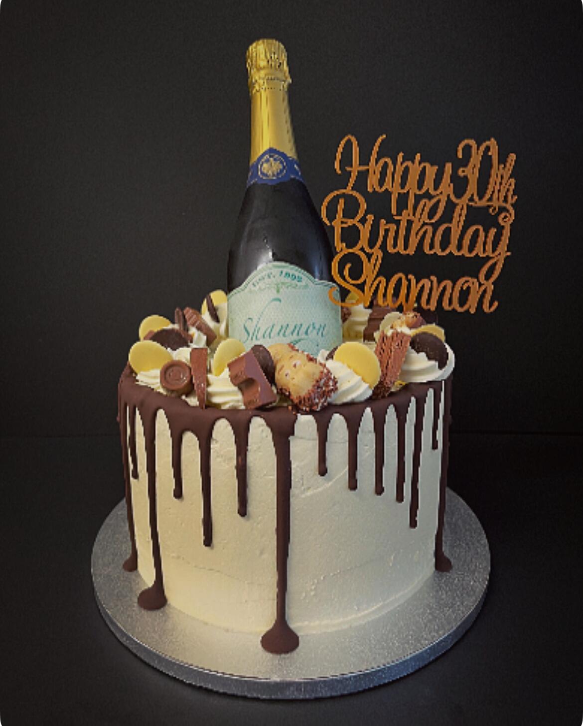 (LCO) Chocolate Overload Cake with Bottle
