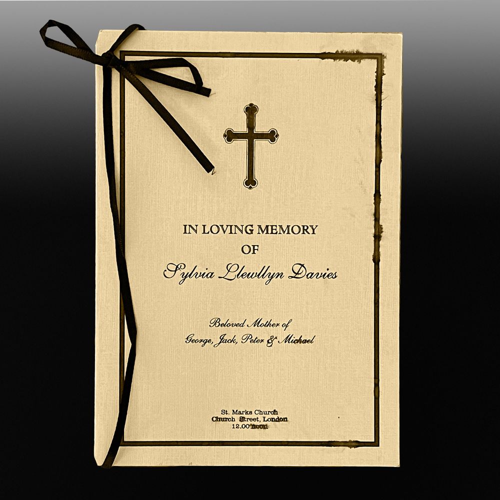 Finding Neverland - Funeral Card | Rare Movie Prop & Collectible