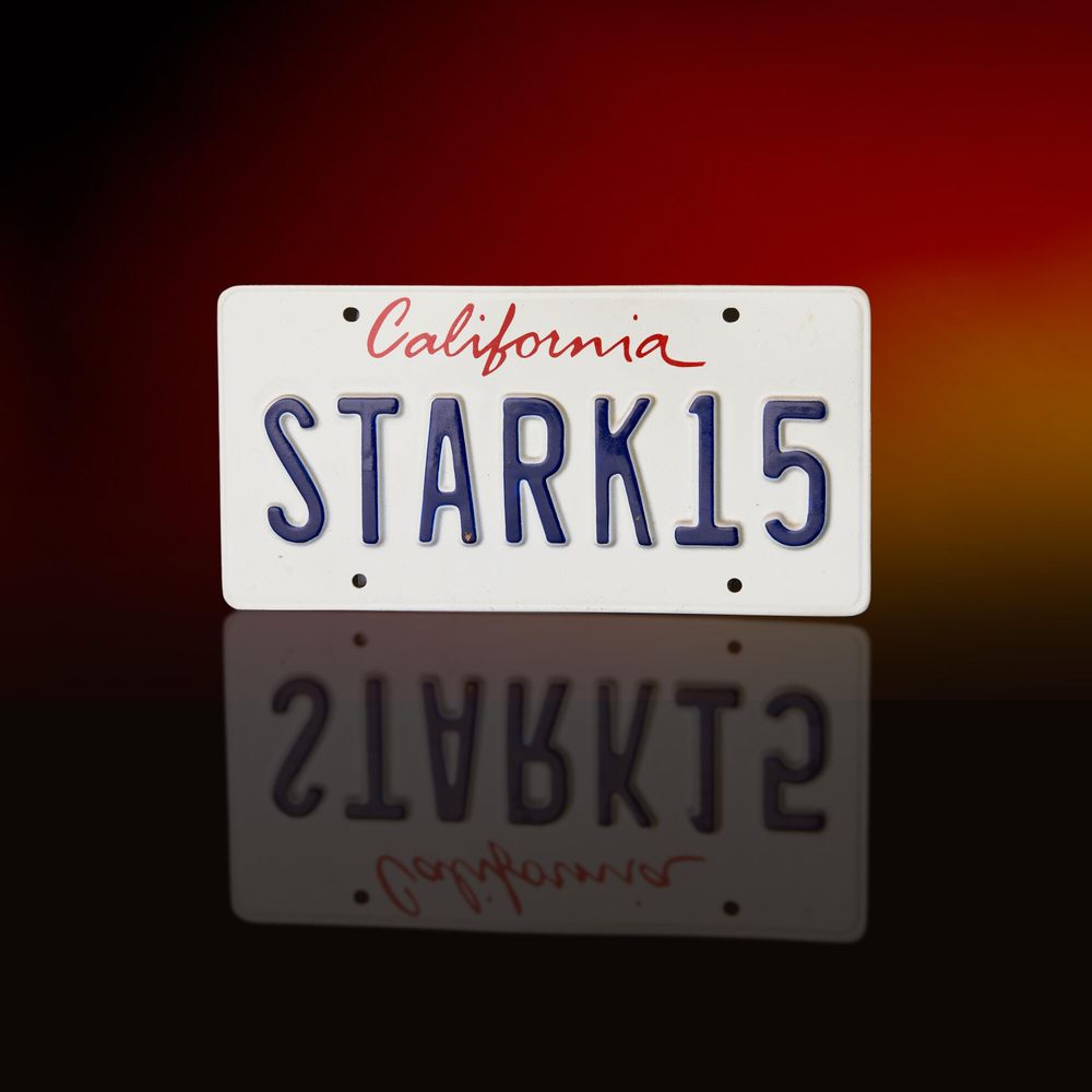 Iron Man 2 License Plate: Tony Stark's Iconic STARK15 Collectible