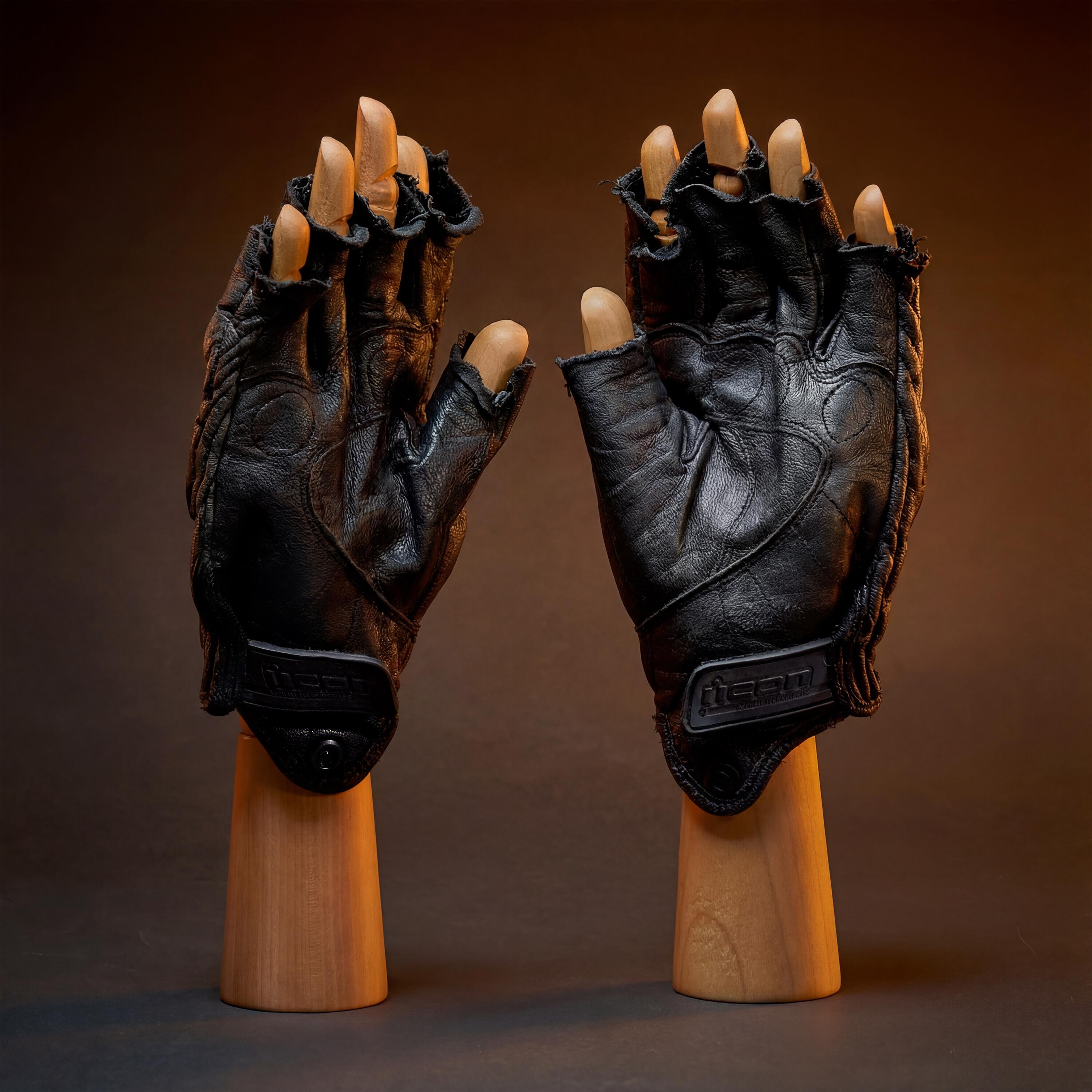 Buy Terminator Salvation – John Connor's Production-Used Leather Gloves