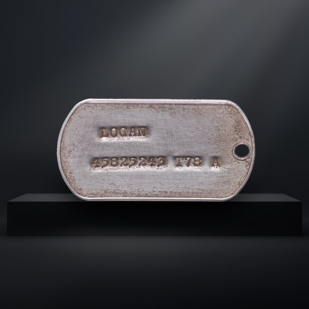 Logan Dog-Tag Prototype: Rare Wolverine Memorabilia from the 2017 Film