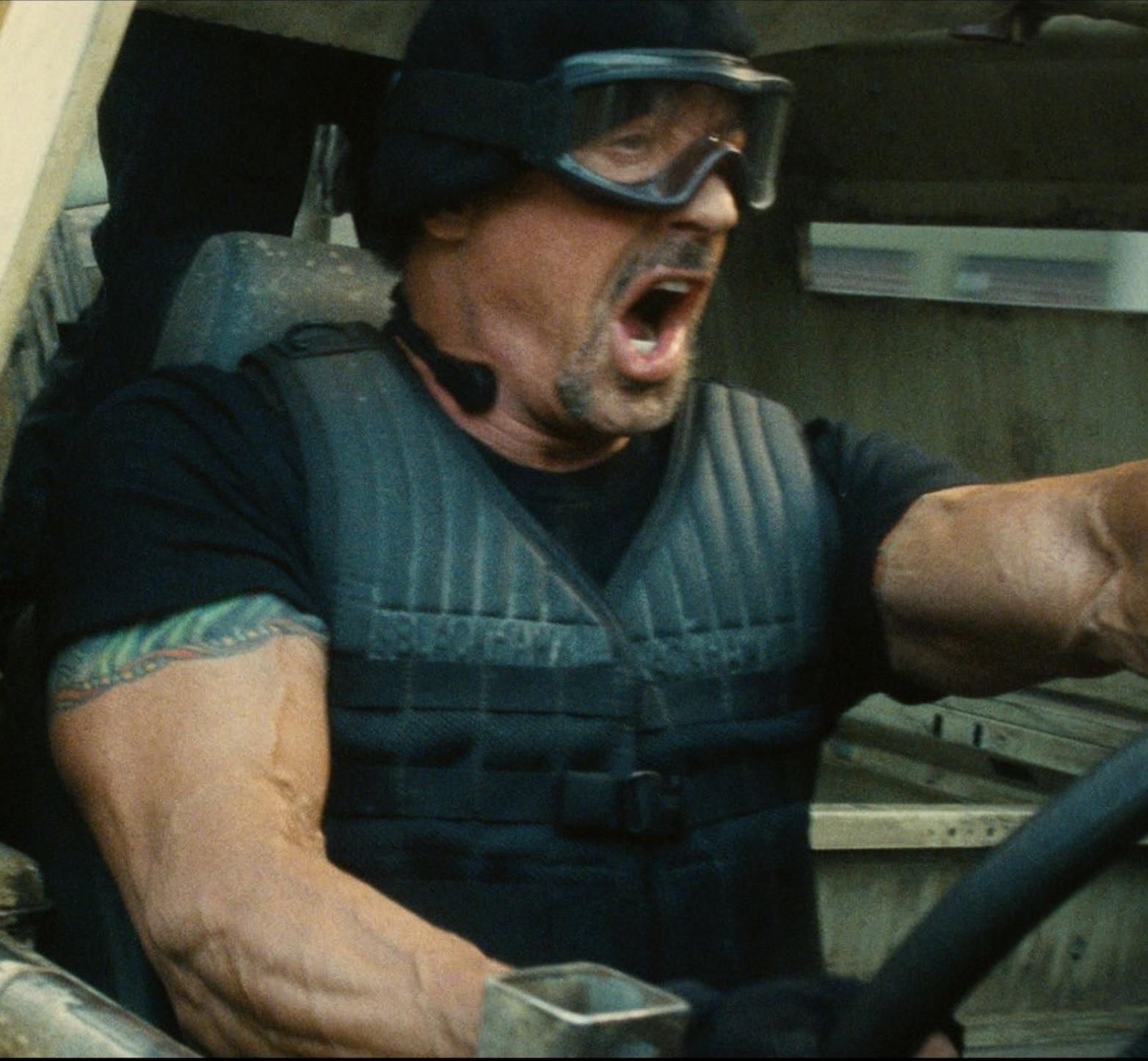 Sylvester Stallone's Tactical Vest from Expendables 2: Iconic Movie Prop