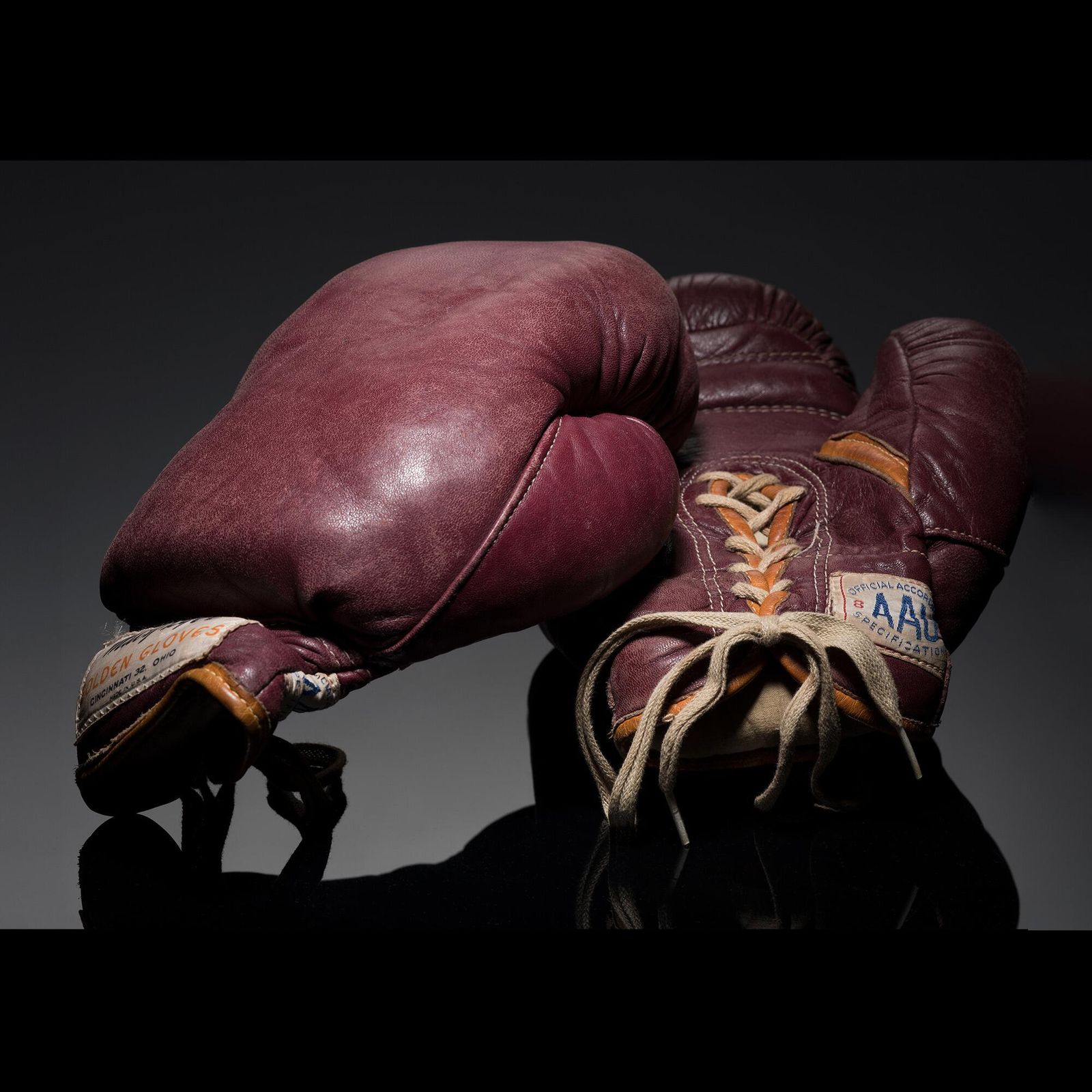Bruce Lee's Vintage MacGregor Boxing Gloves