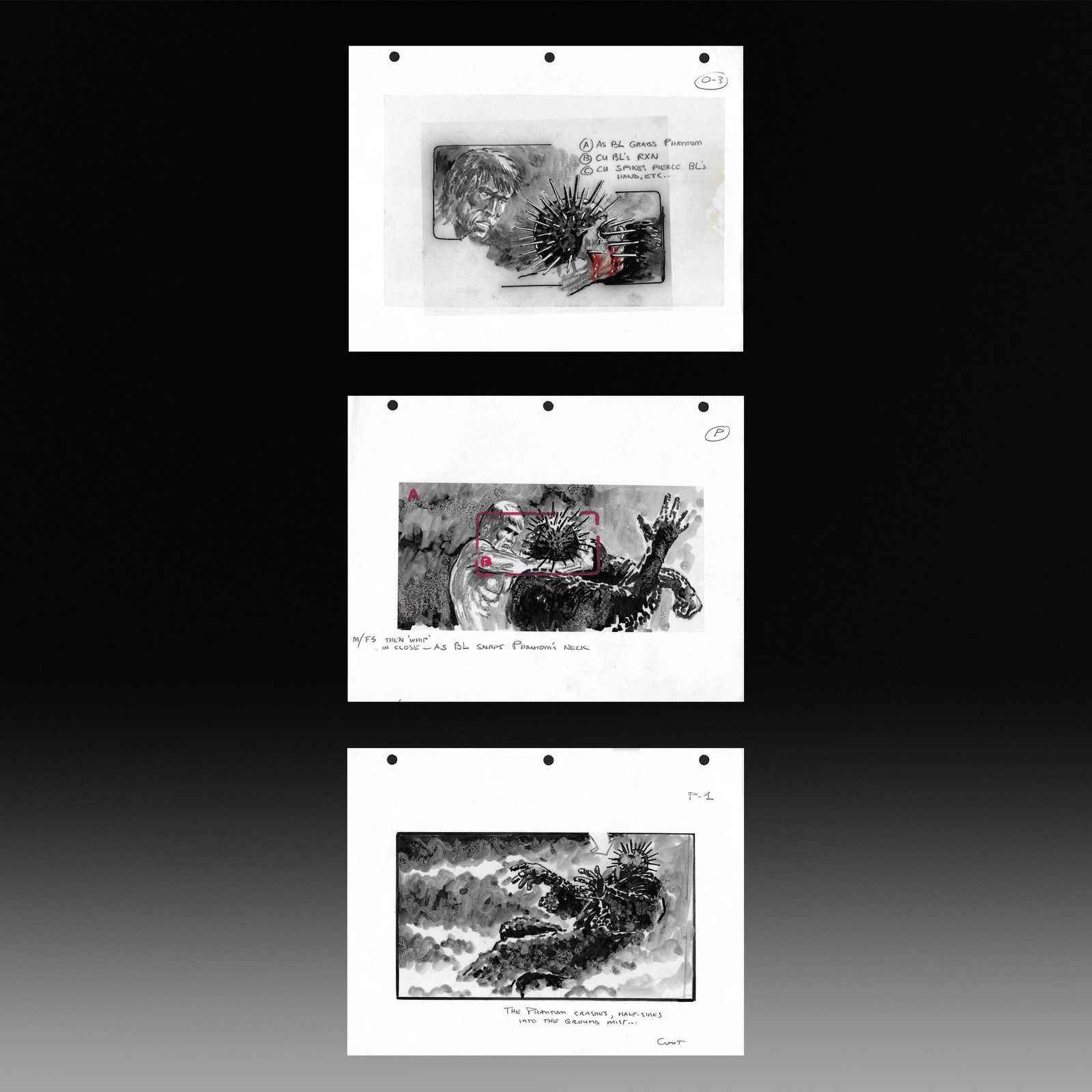 Dragon Bruce Lee Storyboards: Rare Concept Art from the Iconic Biopic