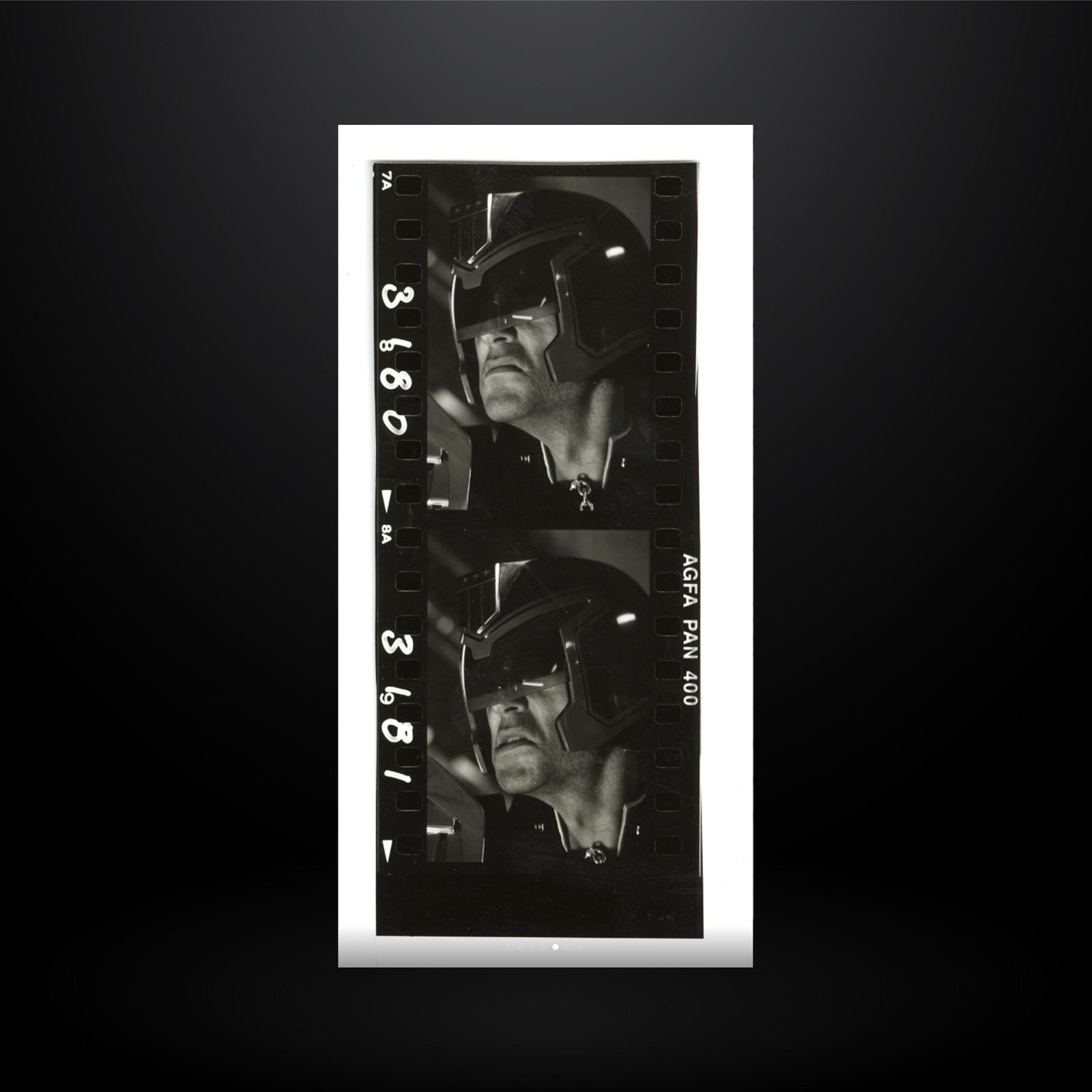 Judge Dredd (1995) - Hand-Painted Judge Helmet Concept Sketch