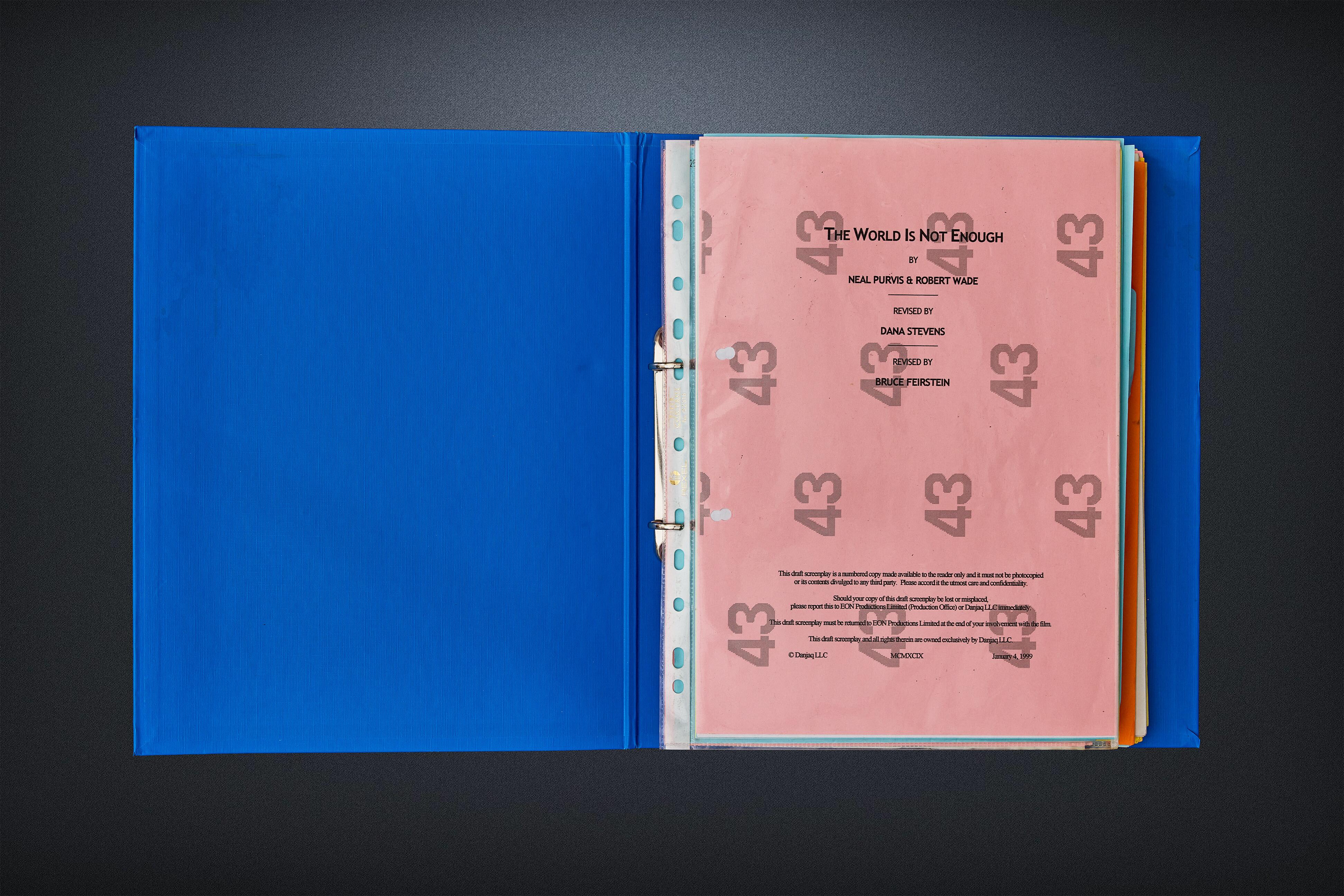 James Bond - An Original Production Folder including the Full ...