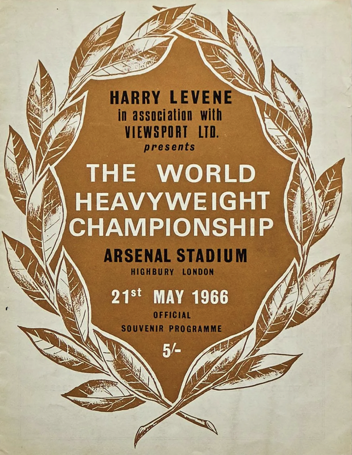 Muhammad Ali Vs Henry Cooper 2, 1966, Official Ticket And Fight Program