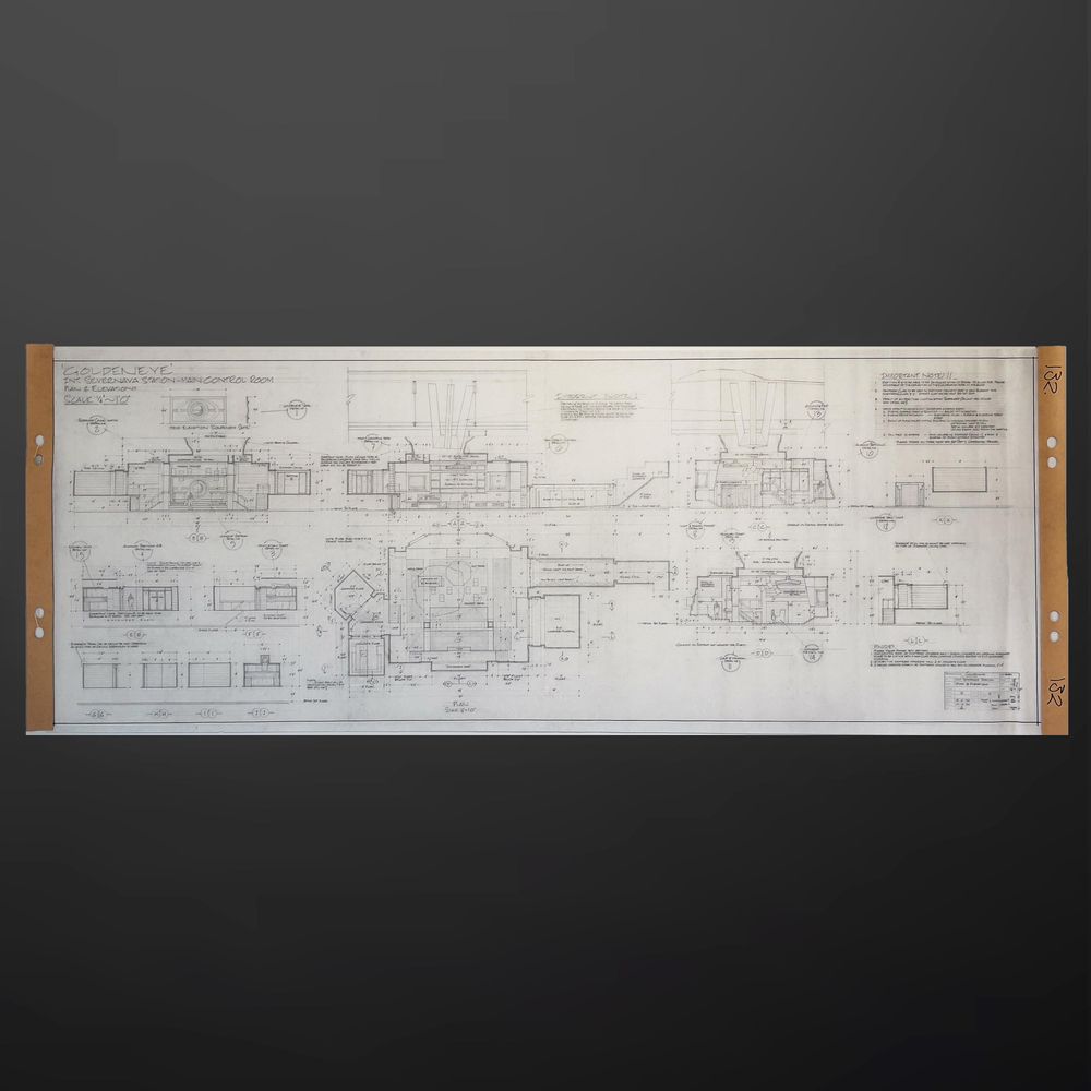 Goldeneye - Full-Size Architectural Blueprints for Severnaya (Interior ...
