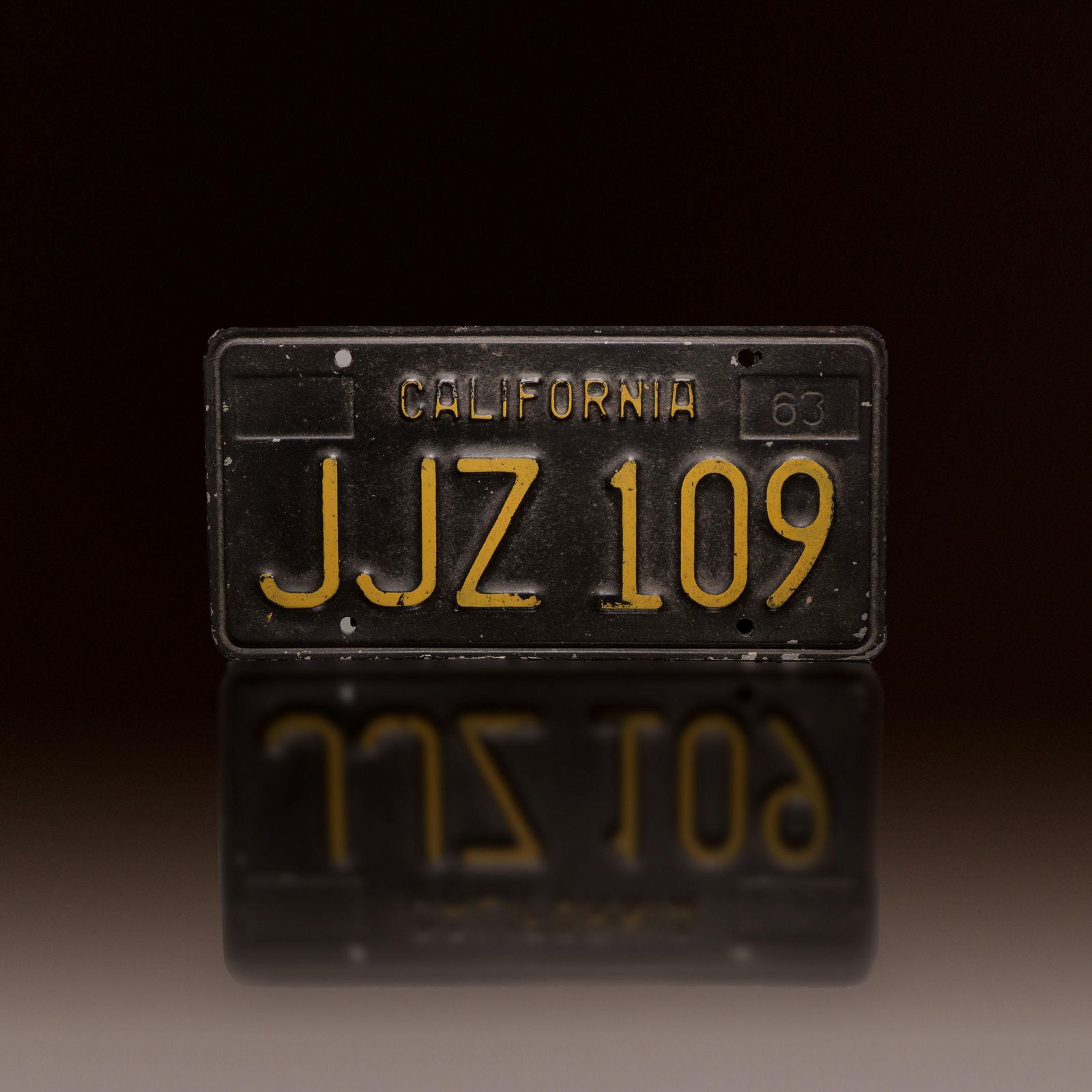 Own The Original Plate from Frank Bullitt’s 1968 Ford Mustang GT