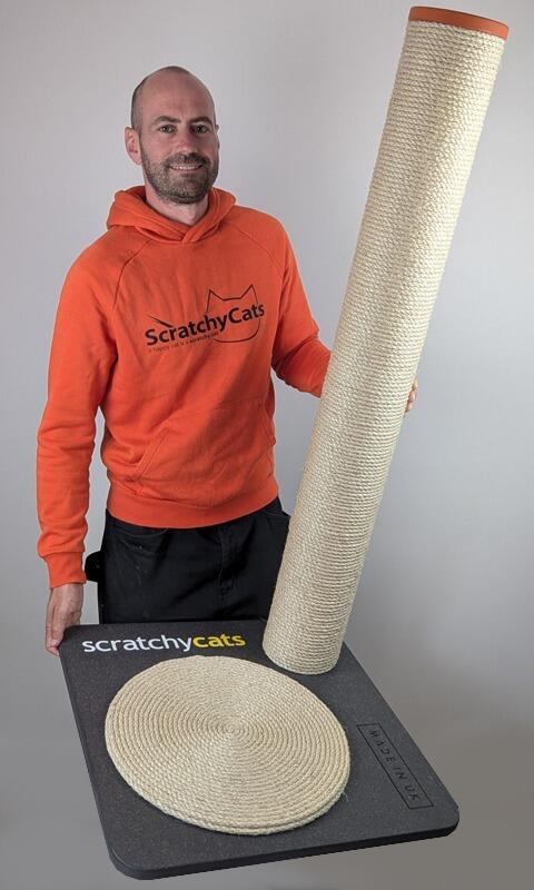 The ScratchyCats GIANT Cat Scratching Post