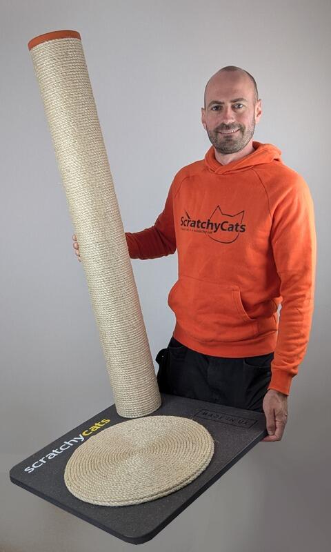 The ScratchyCats GIANT Cat Scratching Post