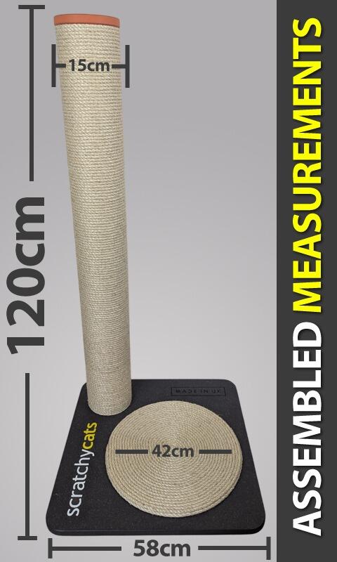 The ScratchyCats GIANT Cat Scratching Post