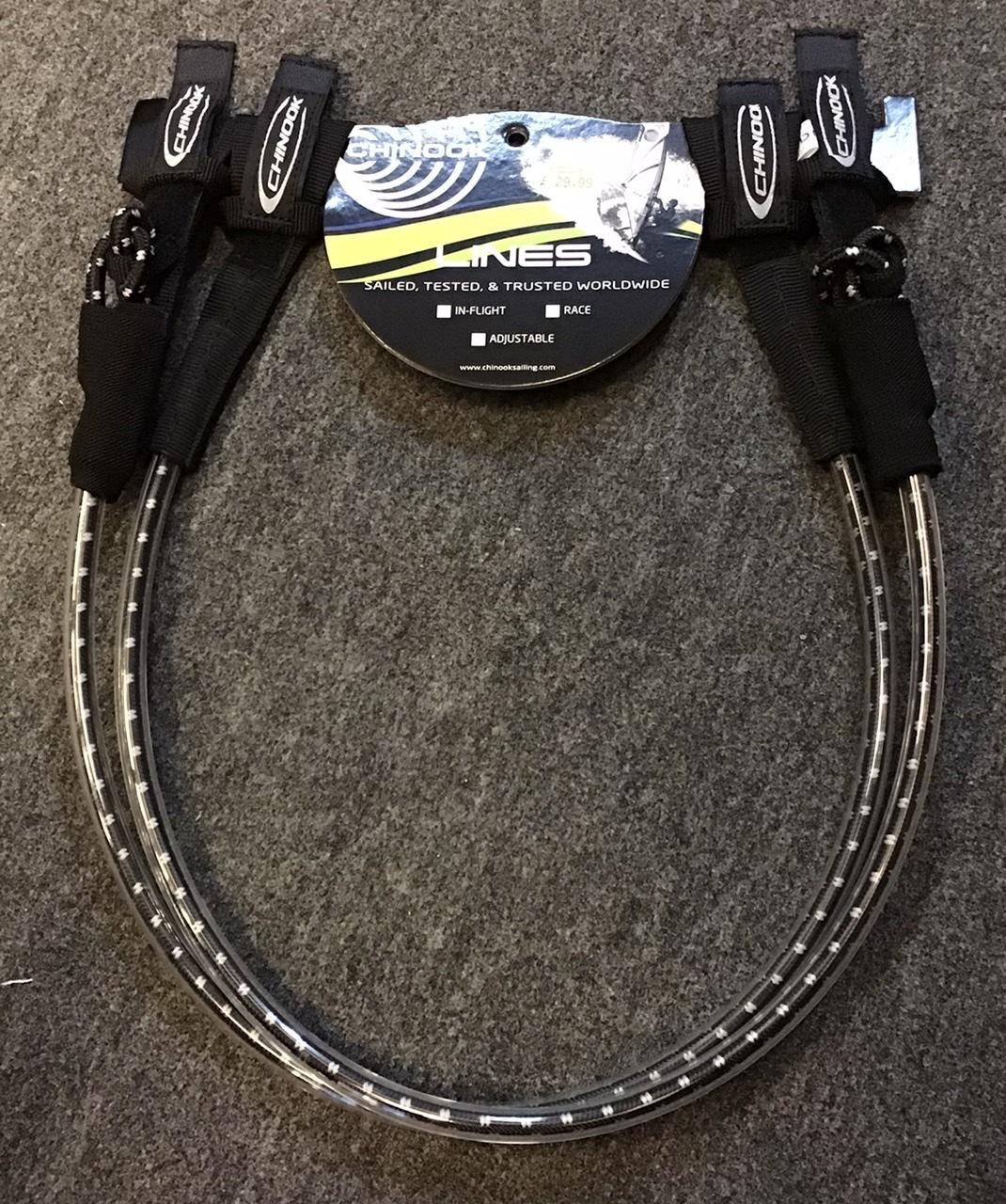 Chinook fixed and adjustable harness lines, for a good connection with ...