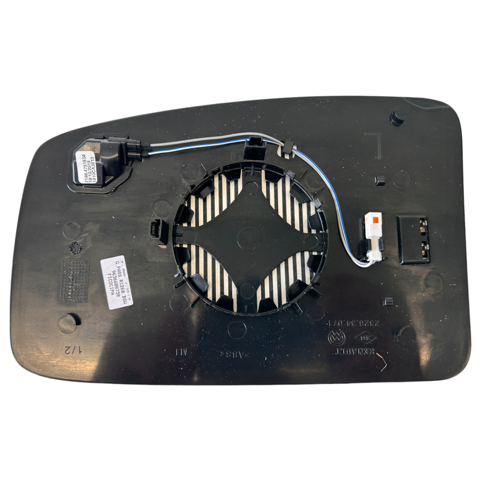 Genuine Renault Master LH NS Wing mirror glass (Blis) 963660873R