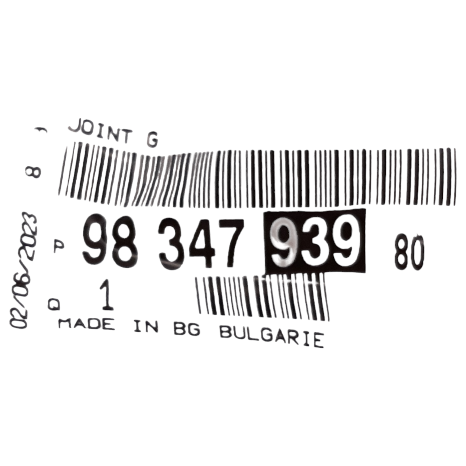 Genuine PSA Vauxhall Rear sill seal 9834793980