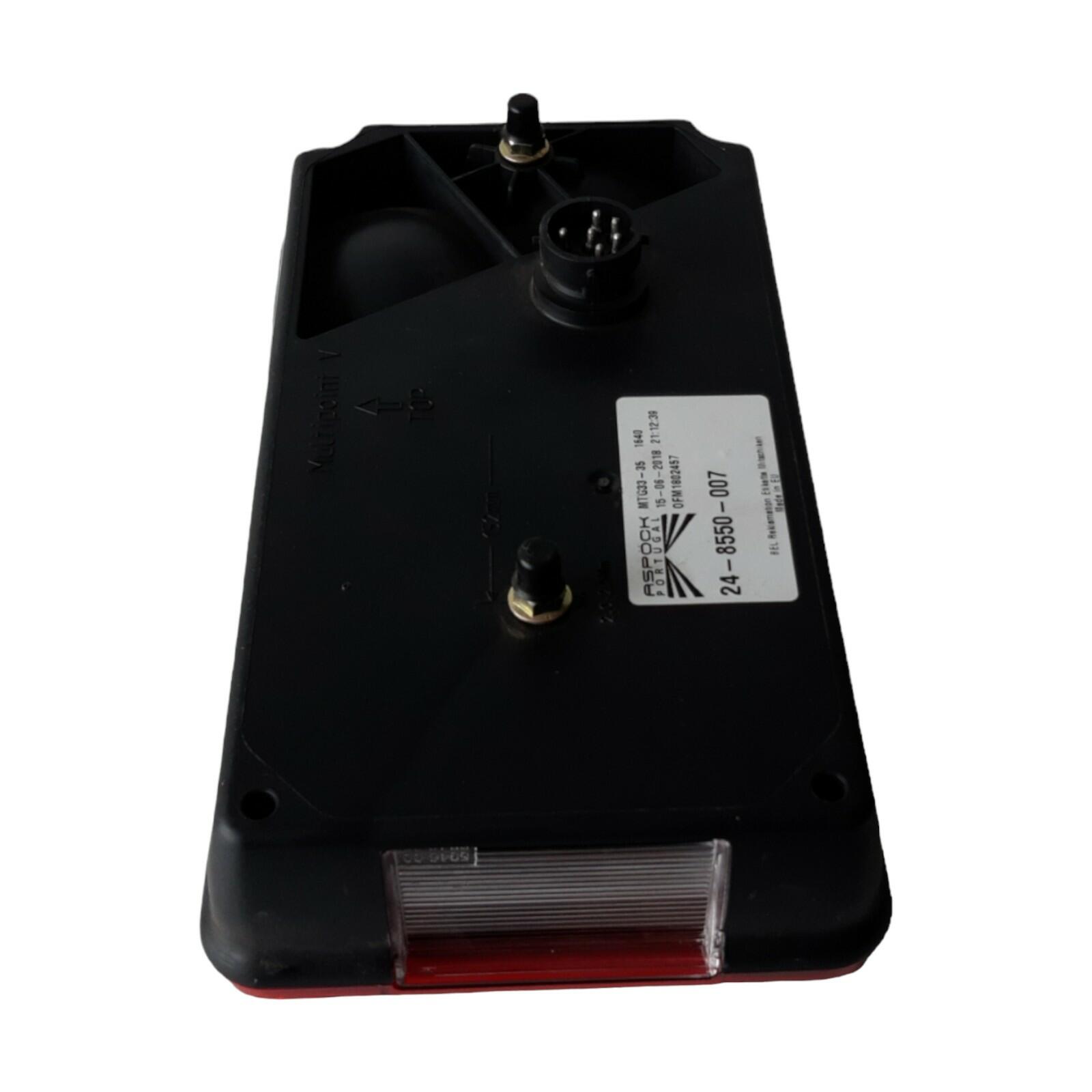 Aspock LH NS Rear light assembly (with number plate light) 248550007