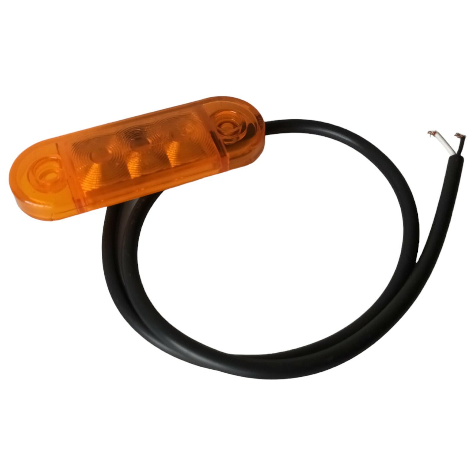 Ecco LED Concealed amber warning lamp 12/24V (Amber) 16 flash patterns ...