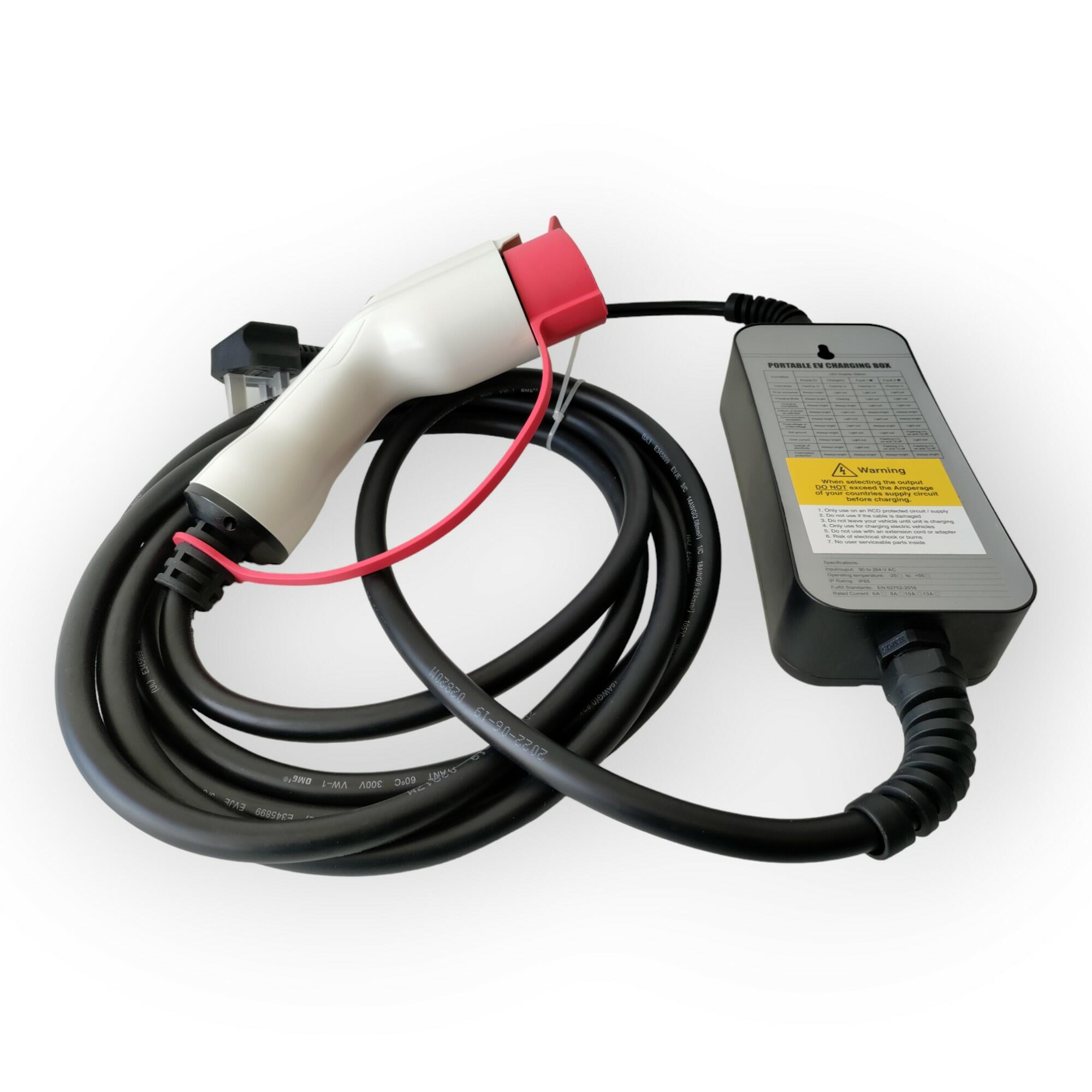 Apec EV Charging Cable & Carry Case 32 Amp 5M Type 2 Female to Commando ...