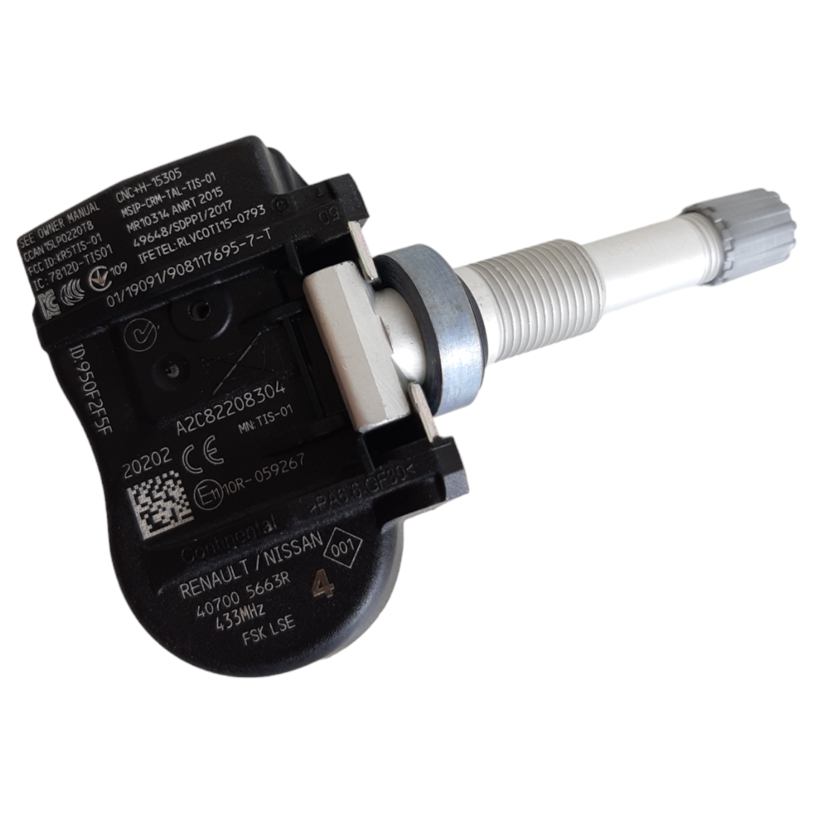 Genuine Renault/Nissan TPMS Unit 407005663R – OEM Part