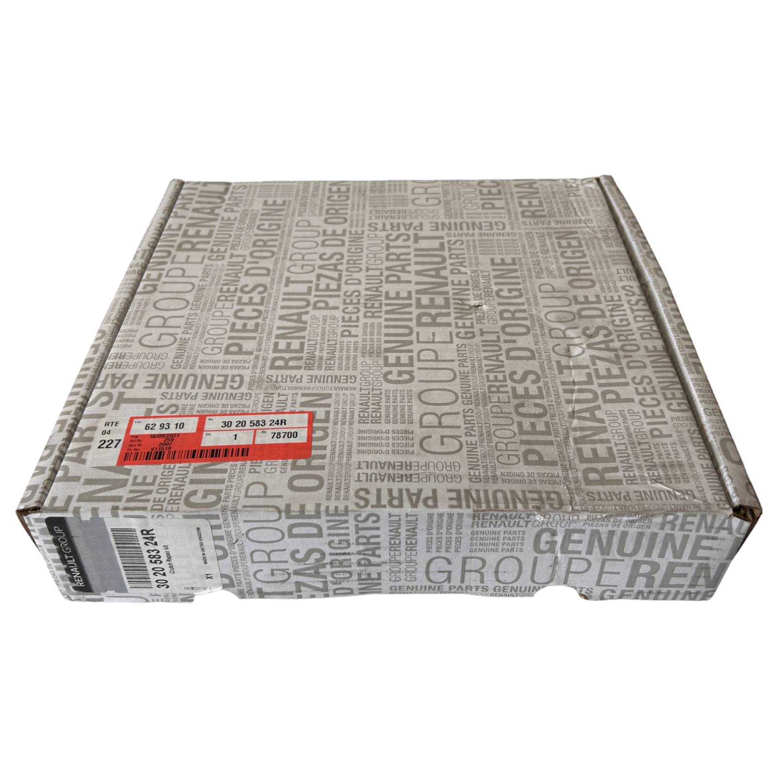 Genuine Renault Clutch kit 302058324R