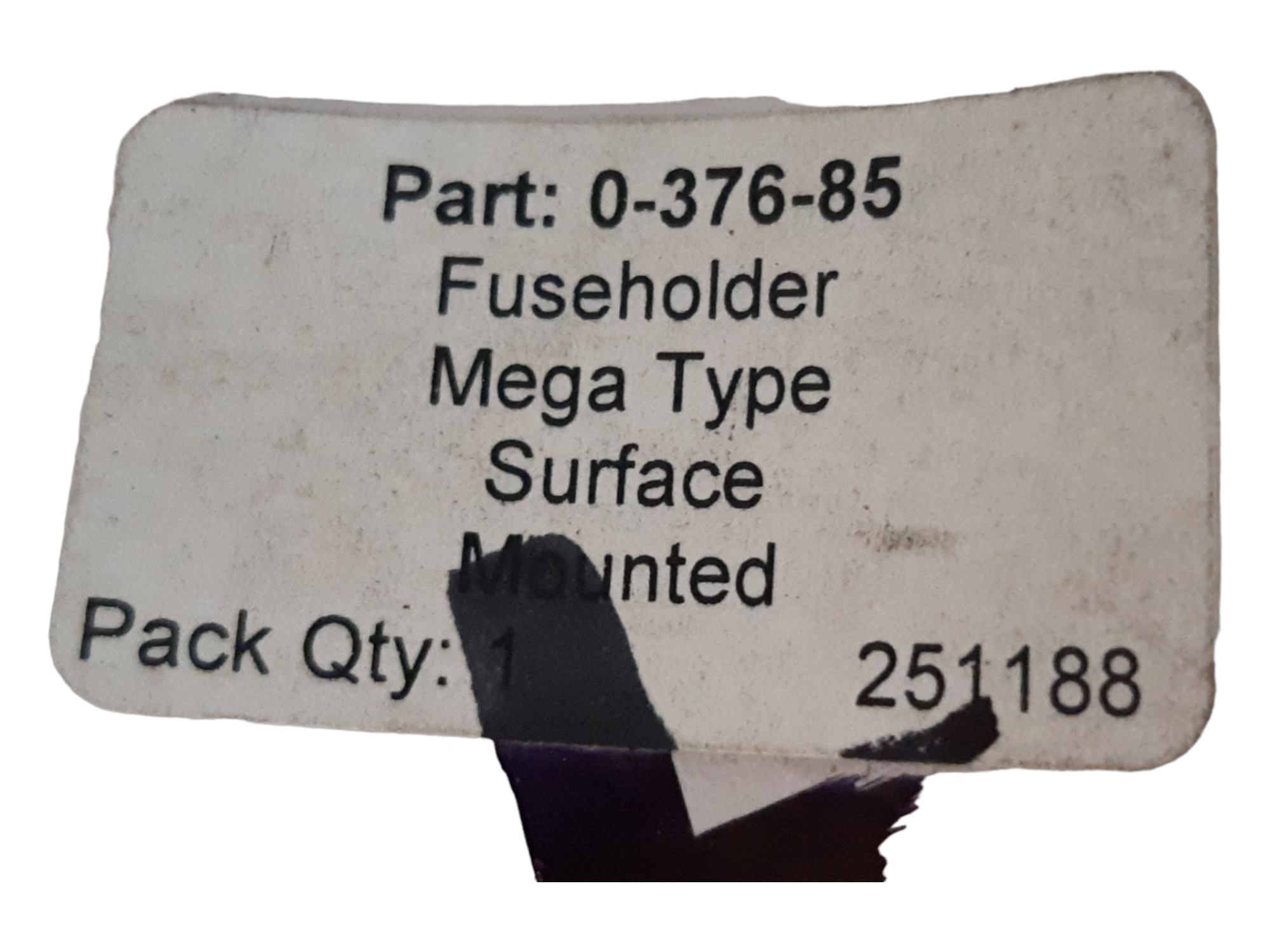 Durite Mega Fuse holder (surface mounted) 037685