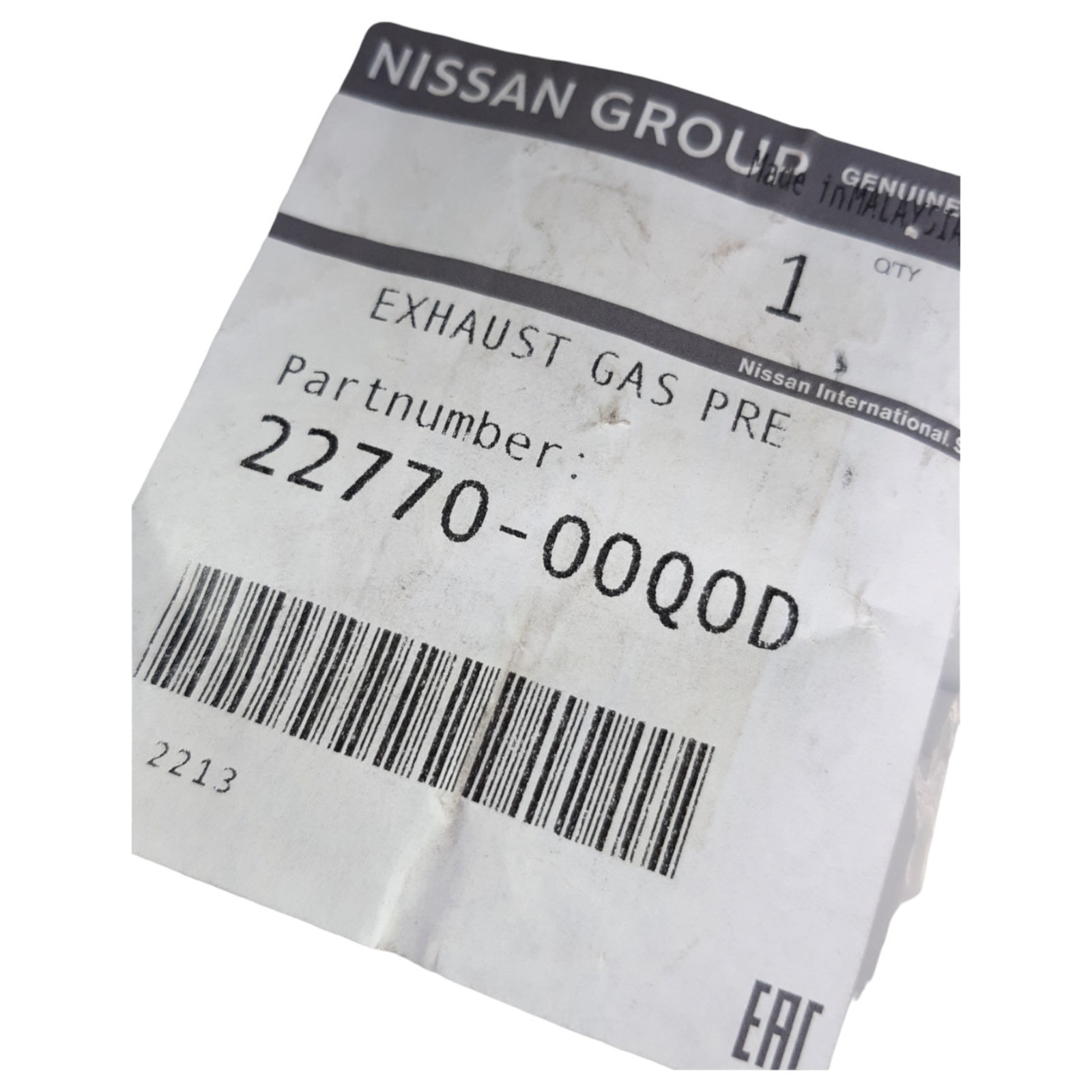 Genuine Nissan EGR Pressure sensor 2277000Q0D