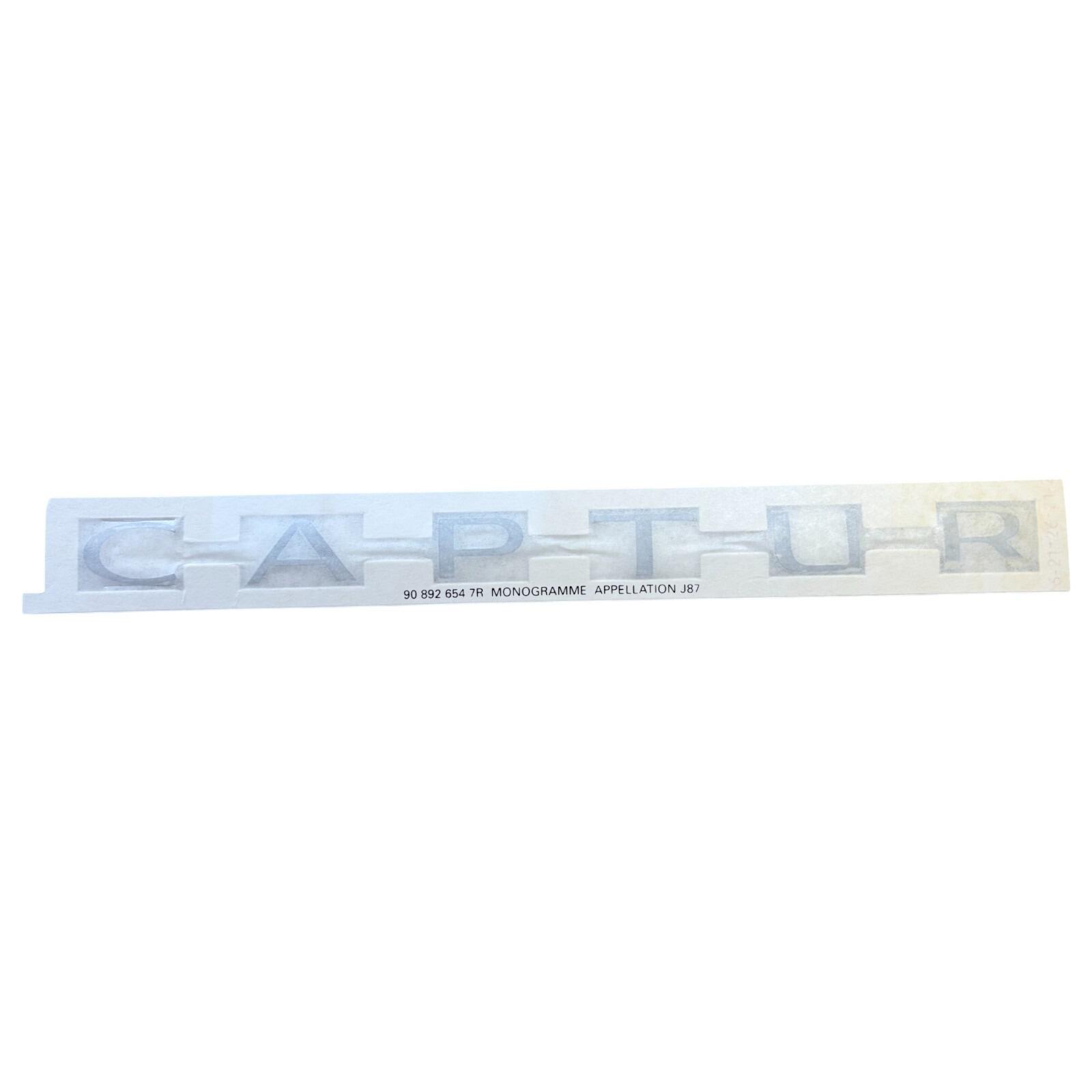 Genuine Renault Captur Rear tailgate emblem 908926547R – VIN Required