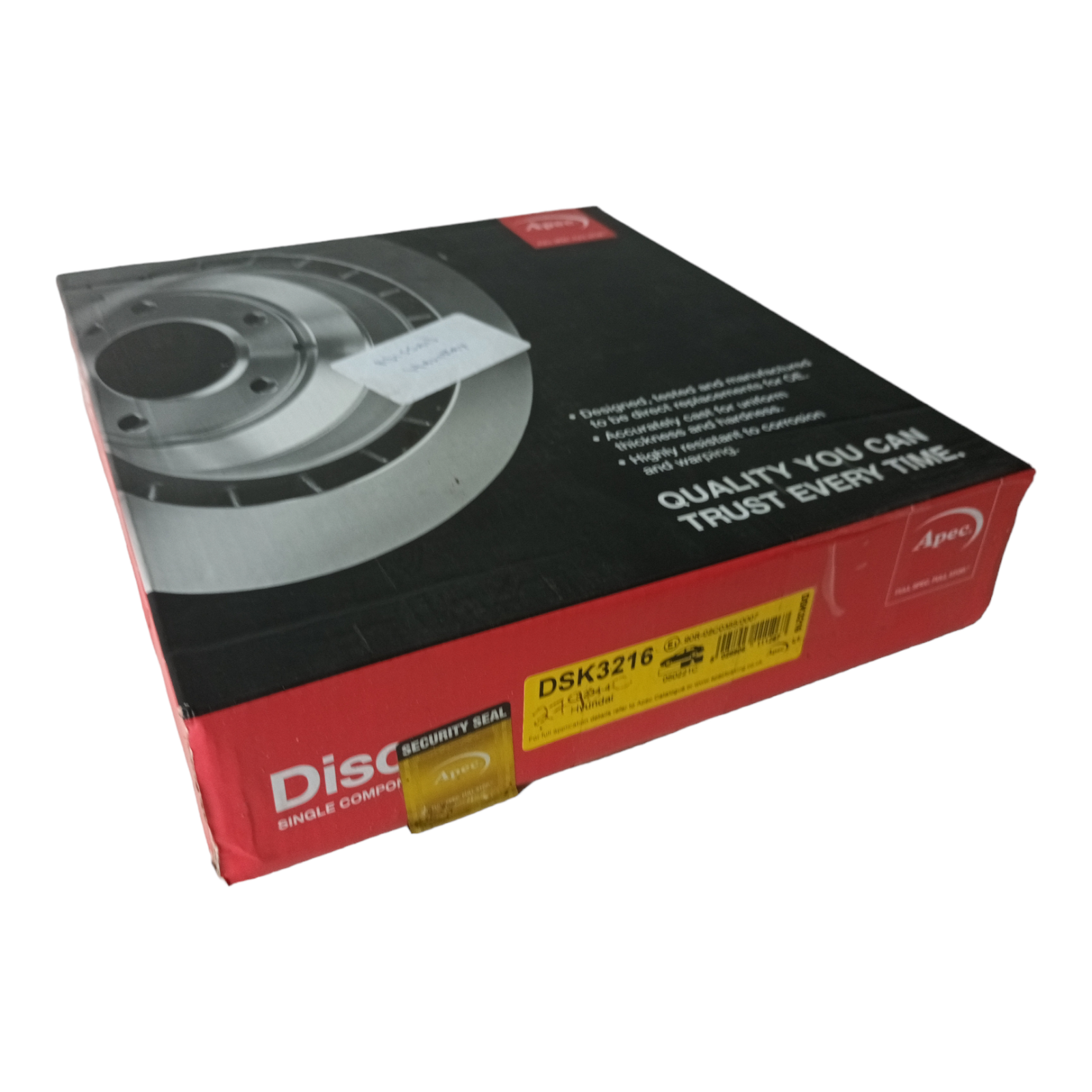 Apec | Rear Brake Disc | DSK3216 | For Hyundai i10 | GFN Parts