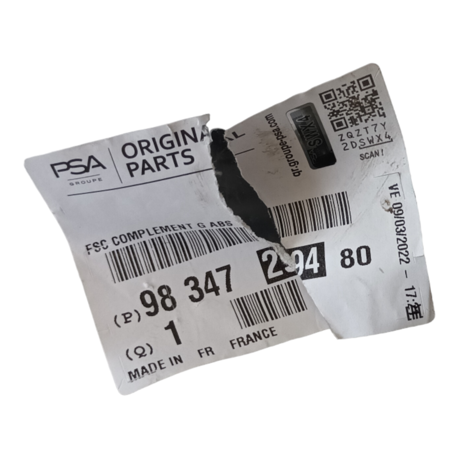 PSA Citroen / Peugeot | ABS Wiring Loom | 9834729480 | GFN Parts