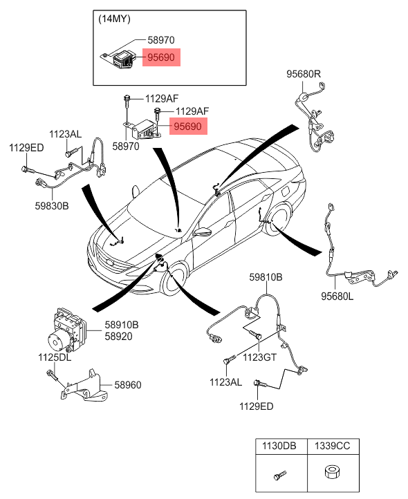 Kia Picanto | Yaw Rate Sensor Assembly | 956904Q100 | GFN Parts