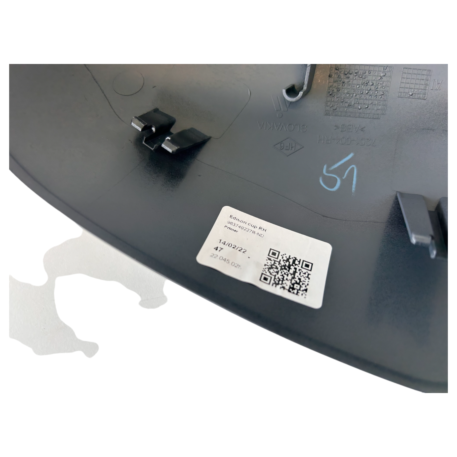 Genuine Renault Twingo LH NS Wing mirror cover 963749227R