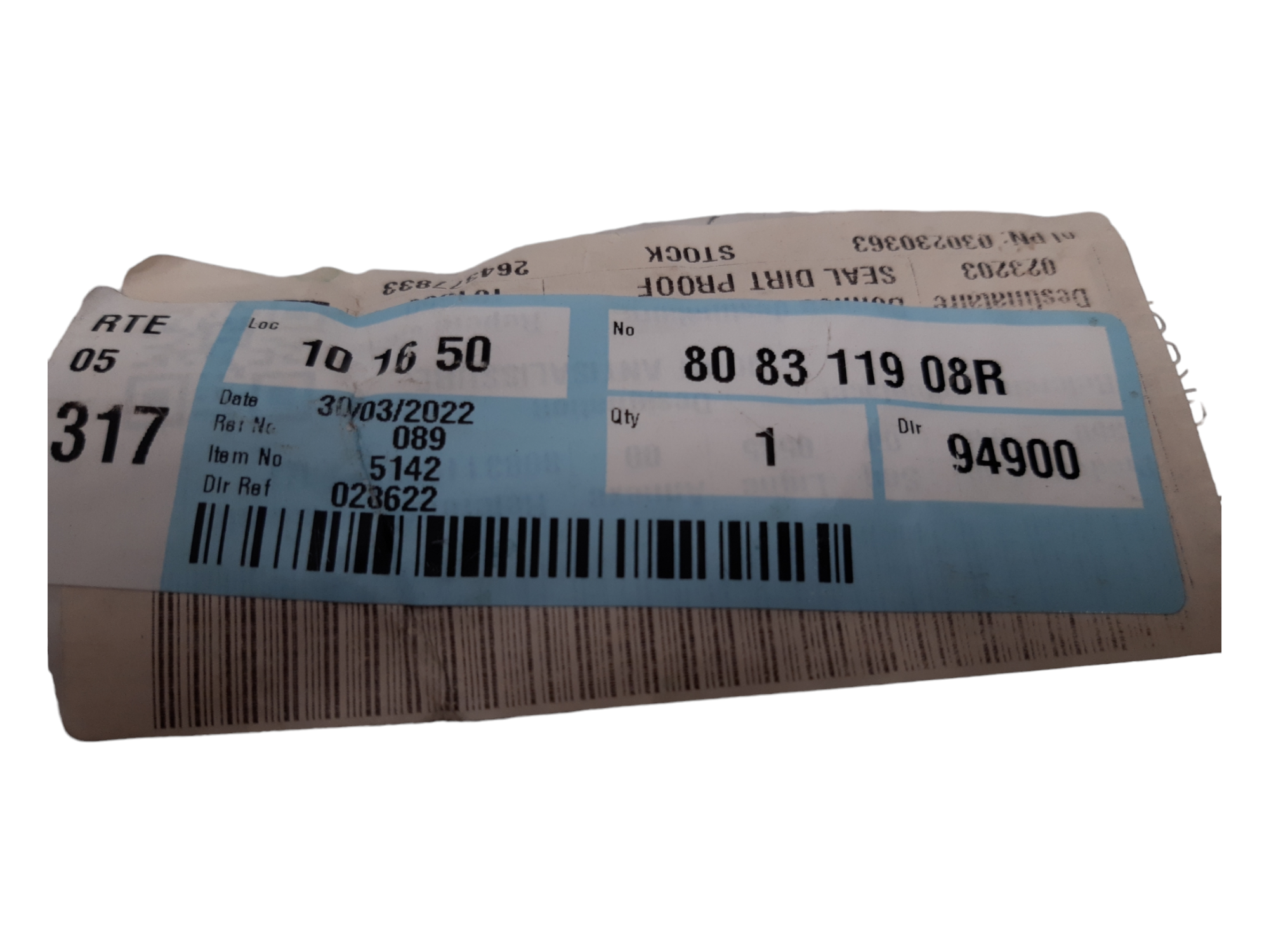 Genuine Renault Scenic 4 (R9MR) LH NS Lower Front door weatherstrip ...