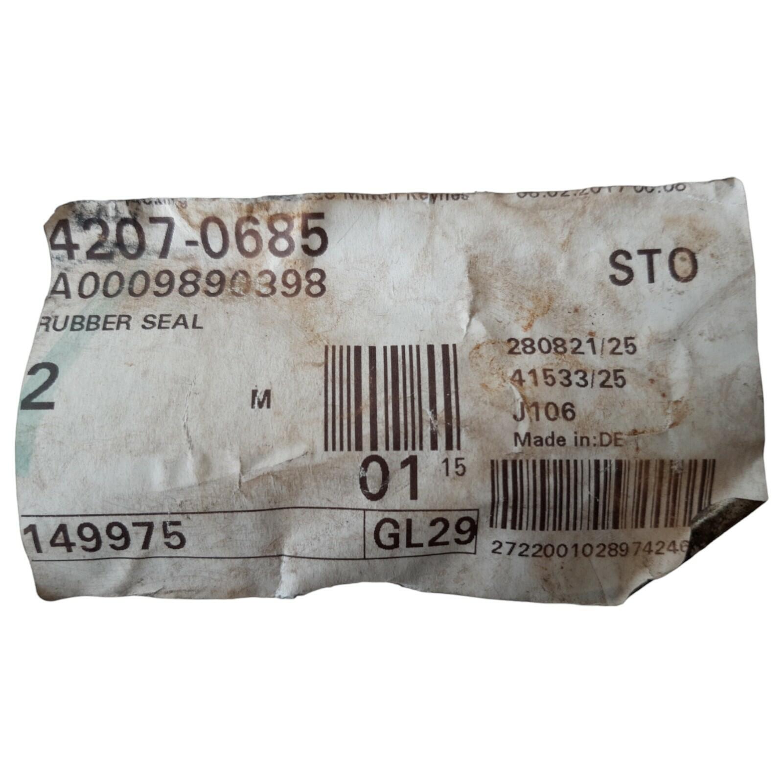 Genuine Mercedes G-Wagon Sprinter Sealing strip A0009890398