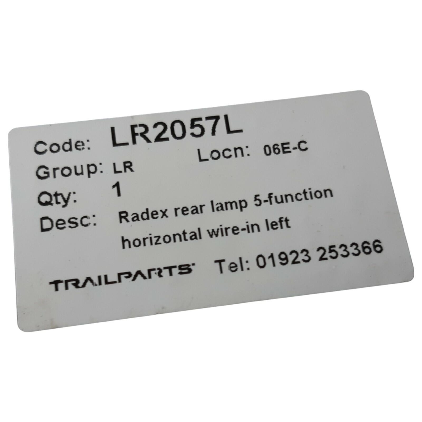 Trailparts LH NS Rear radex lamp 5-function LR2057L