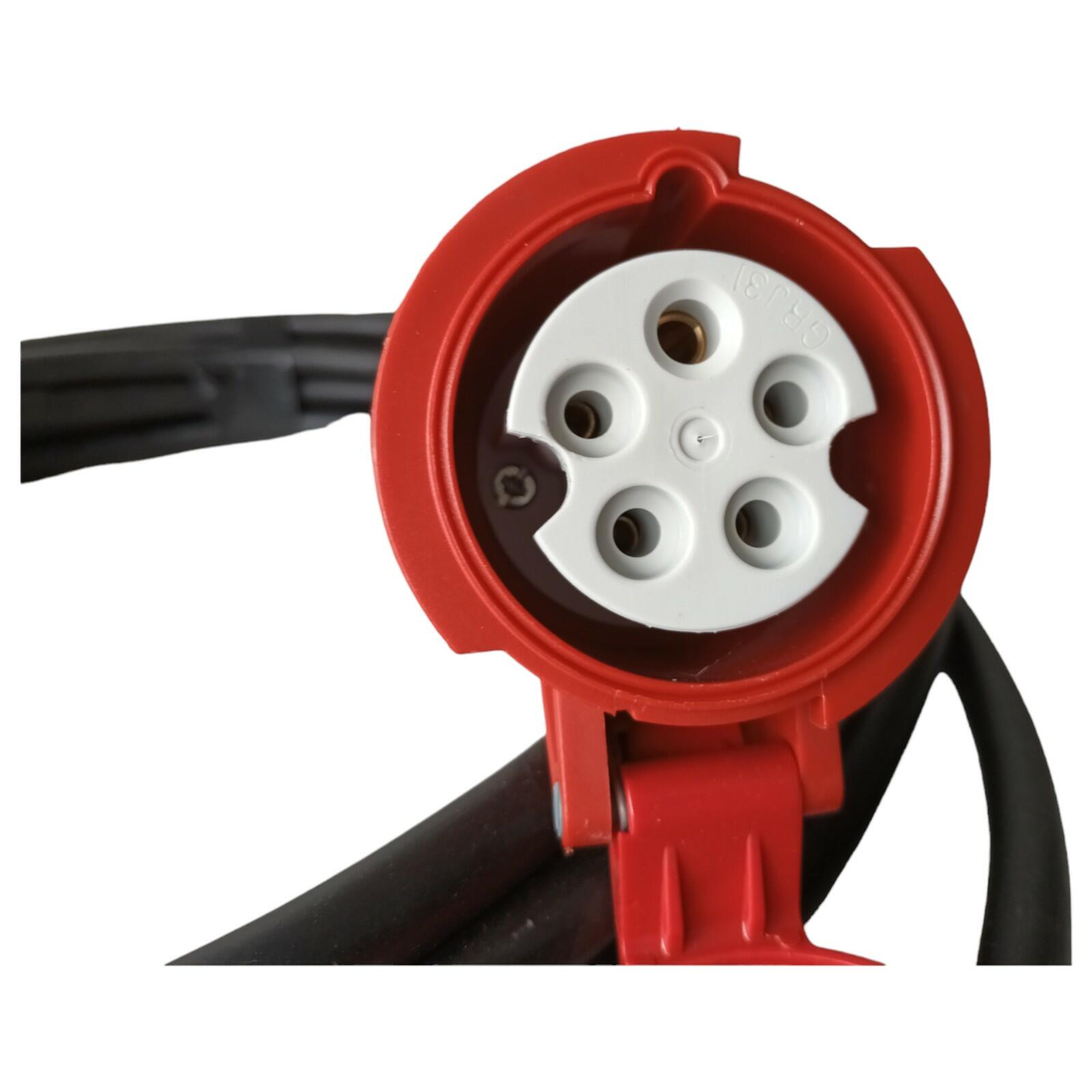 Mennekes 5 Pin Connector Sockets & Cable (approx 11mm) D57399