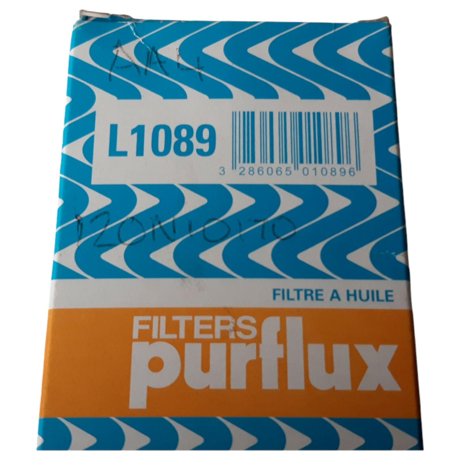 Purflux Oil filter fits Dacia FIAT Mercedes Nissan Renault L1089