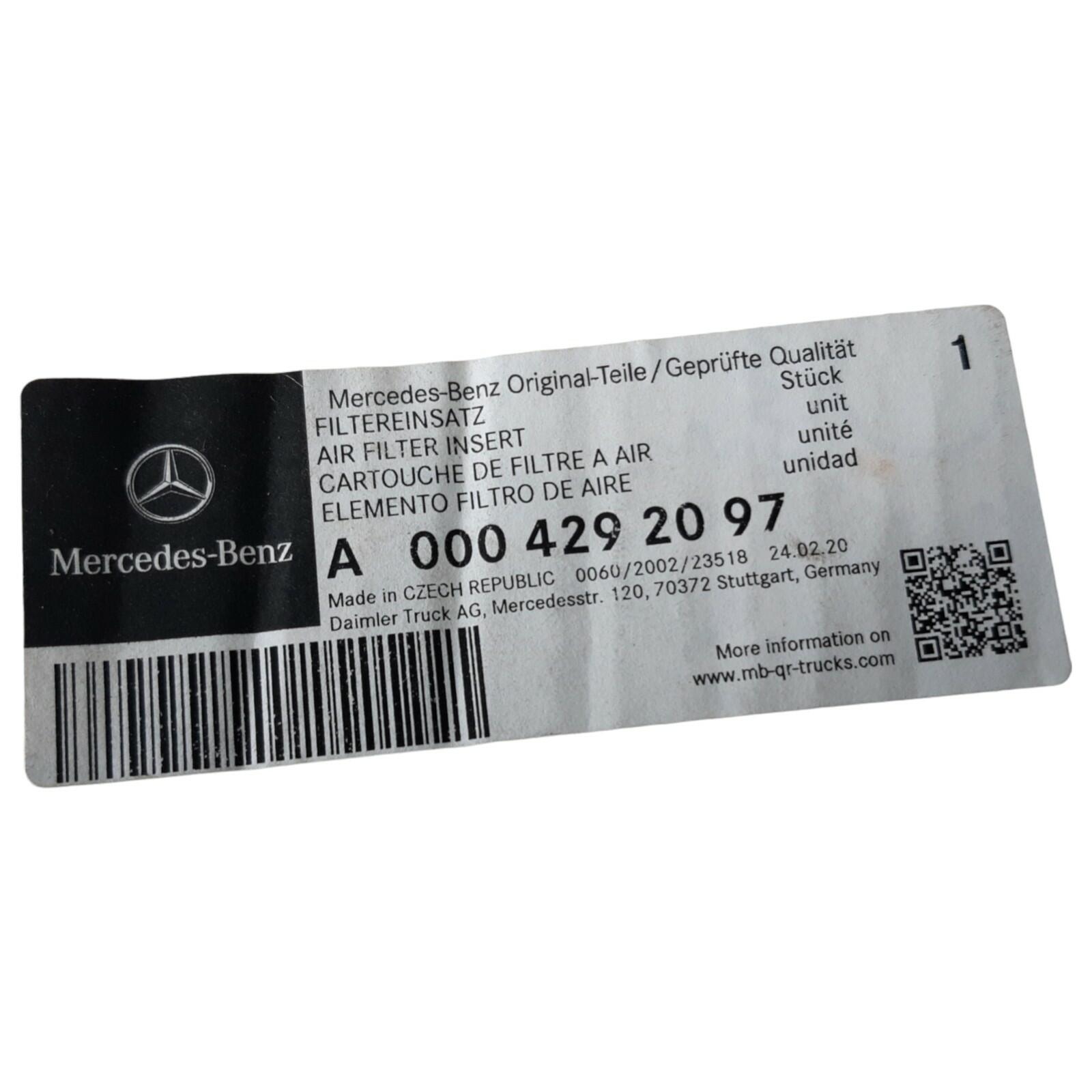 Genuine Mercedes Arocs Actros Antos Air dryer cartridge A0004292097