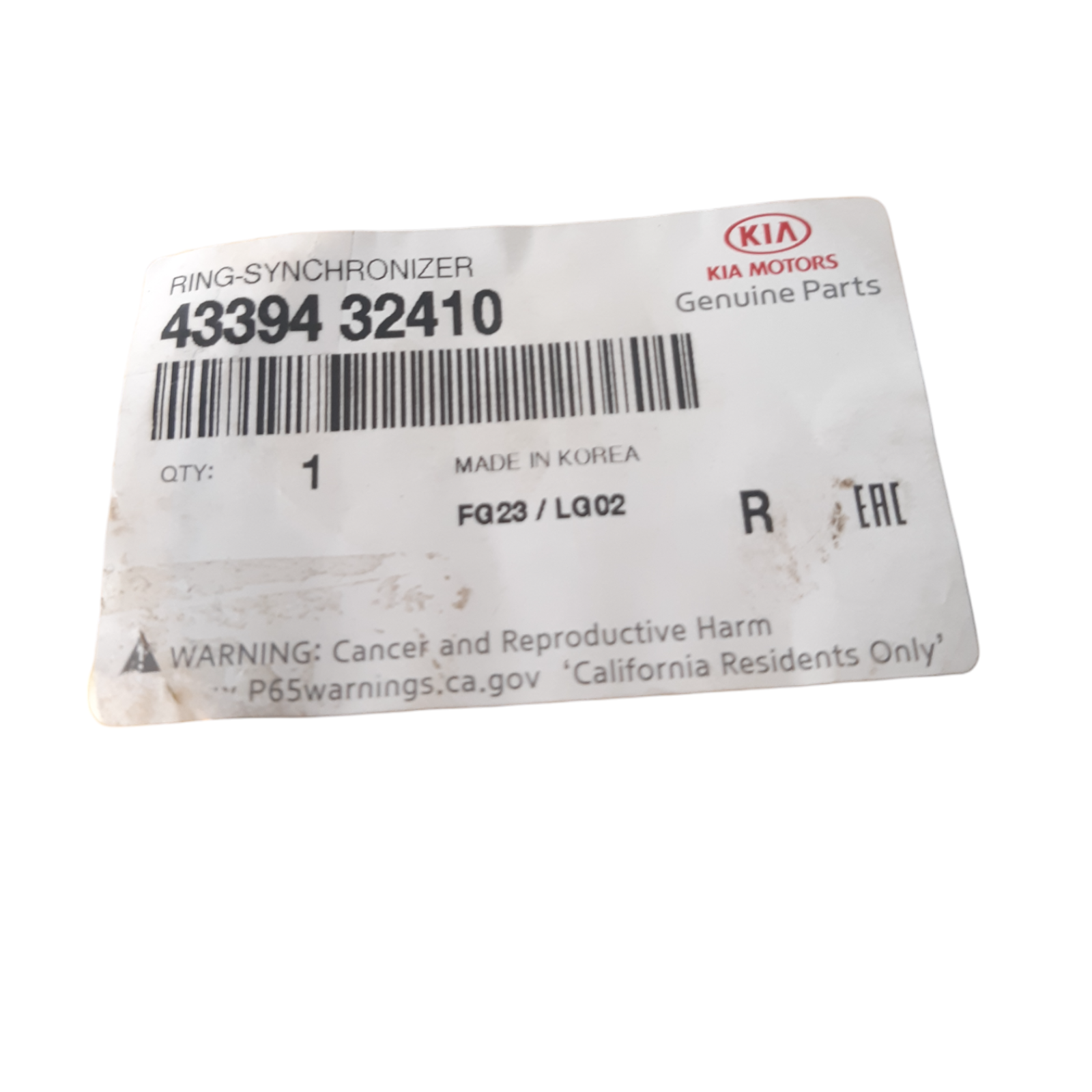 Genuine KIA Cerato Forte Hyundai ix35 Tucson (11) Synchroniser ring ...